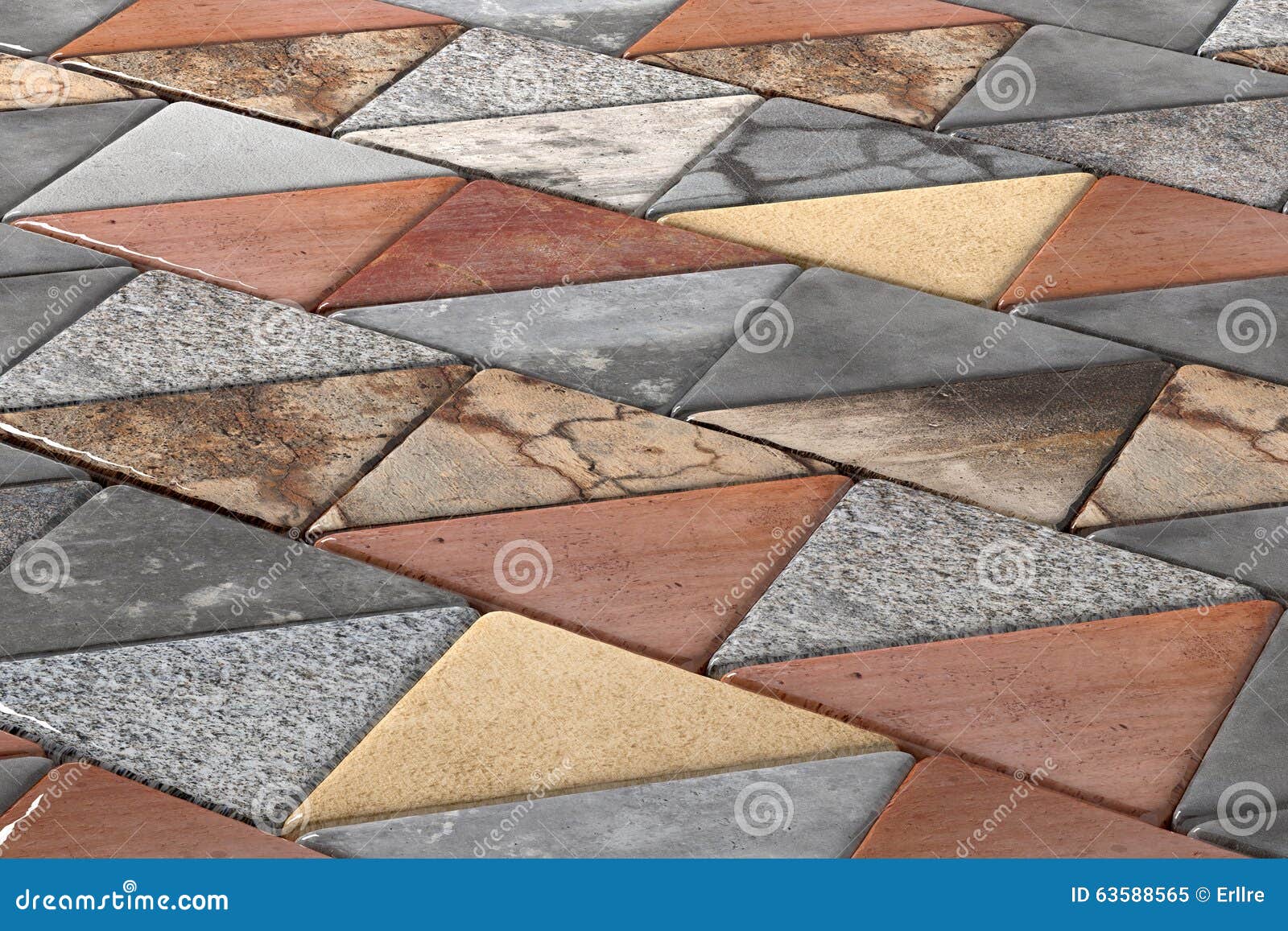 Close-up of Rhombus Pavement Stock Illustration - Illustration of home ...