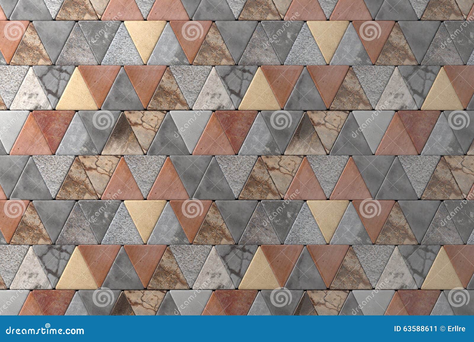 Close-up of Rhombus Pavement Stock Illustration - Illustration of ...