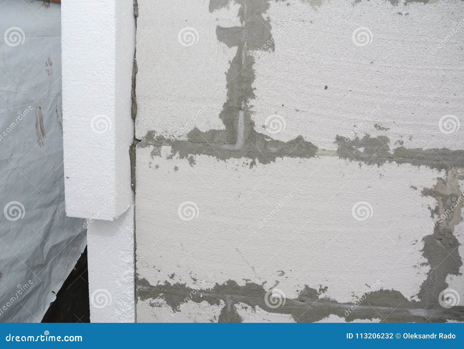 Rigid Extruded Polystyrene Insulation. Stock Photo - Image of sheet ...