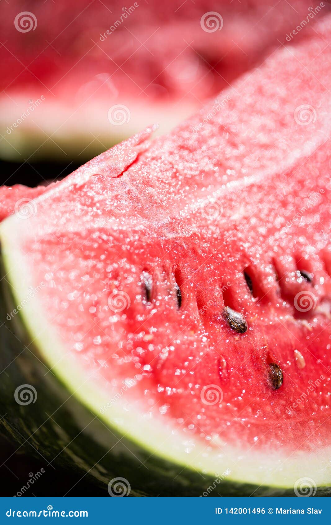 Close-up of Ripe Watermelone Stock Photo - Image of food, backgrounds ...