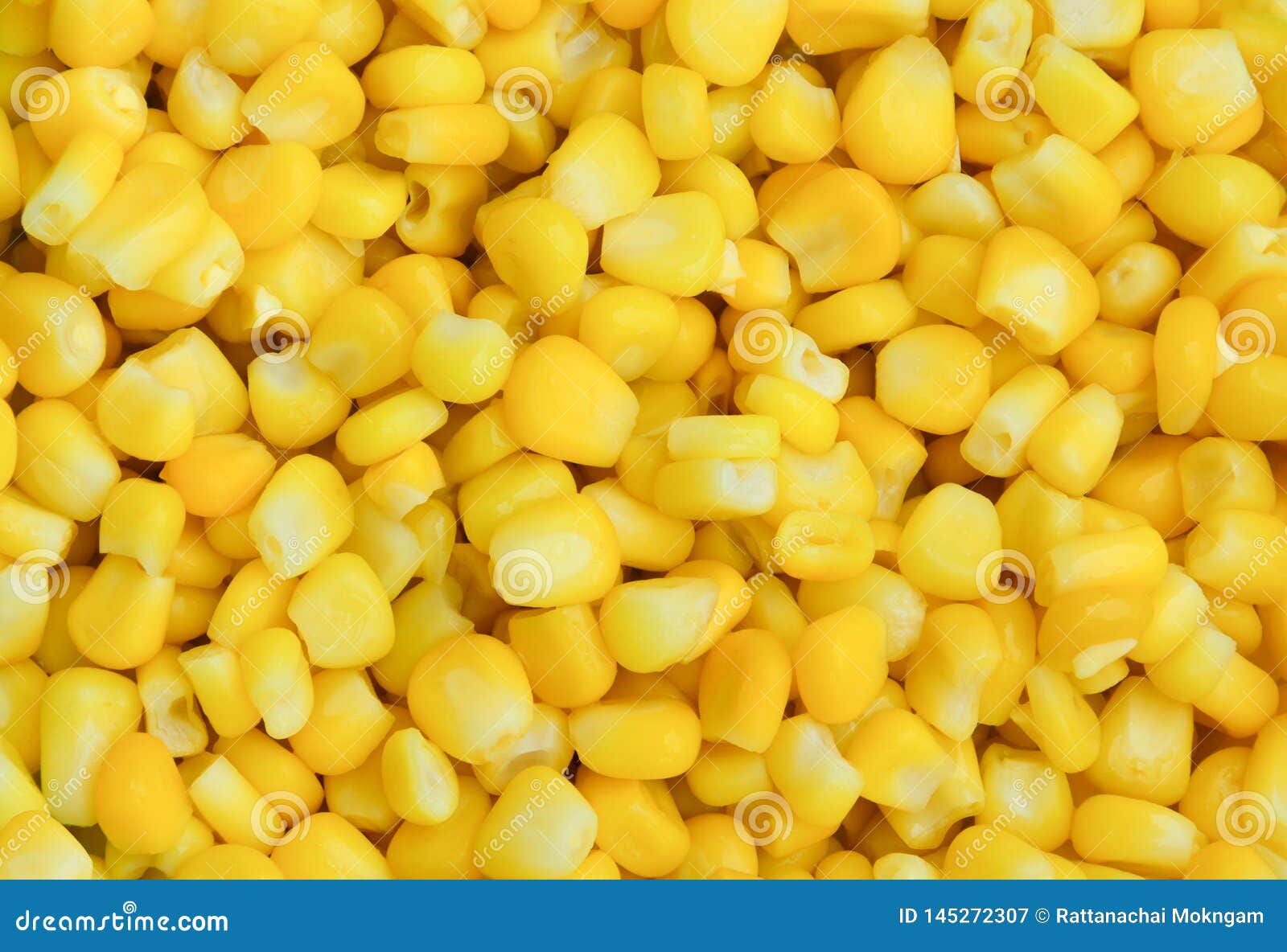 Close Up of Ripe Yellow Sweet Corn Grains for Background Stock Image ...