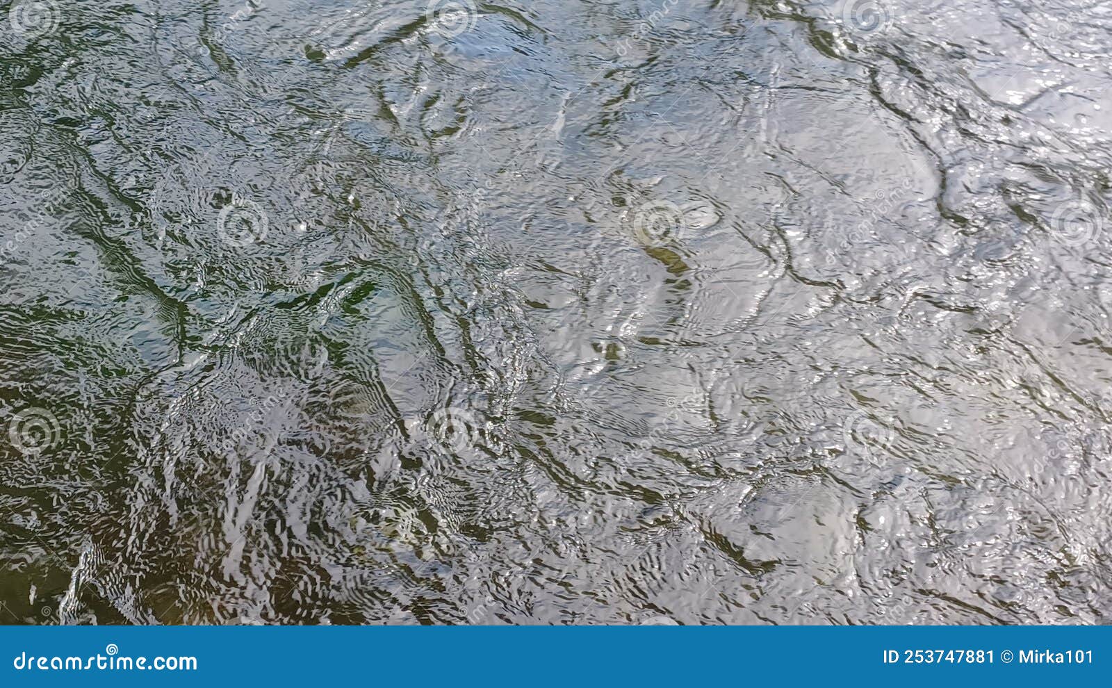 Close-up of the Ripples of the River Water Stock Image - Image of ...