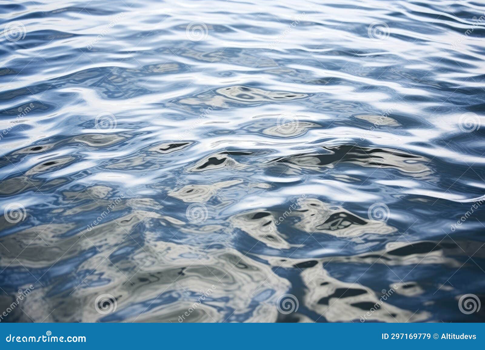 Close-up of Ripples on a Water Surface Stock Illustration ...
