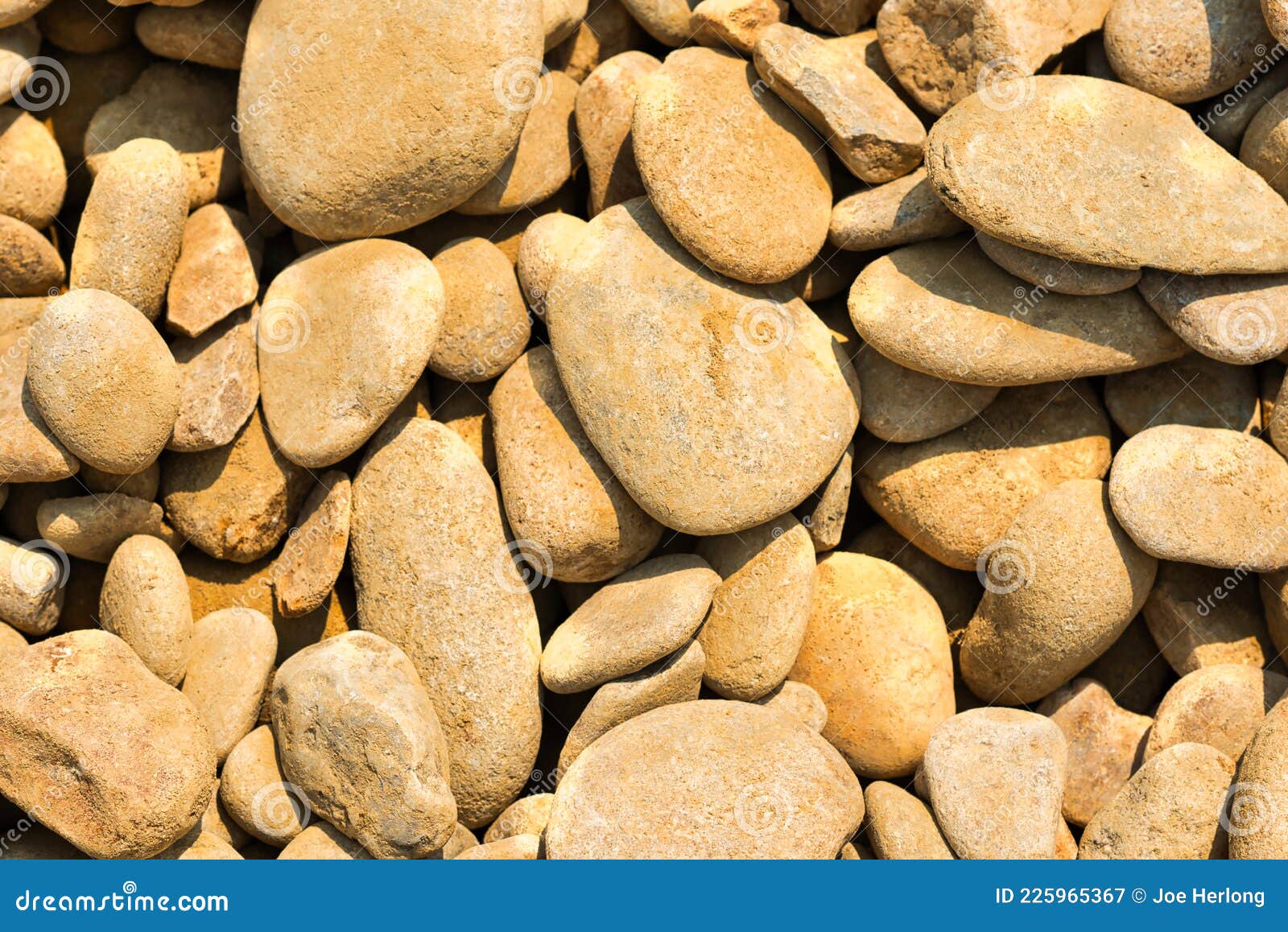 River rock in a pile. stock image. Image of flat, background - 225965367