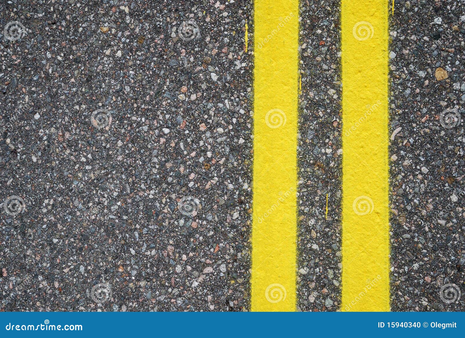Close-up of Road Surfacing with Lane Lines Stock Photo - Image of copy ...