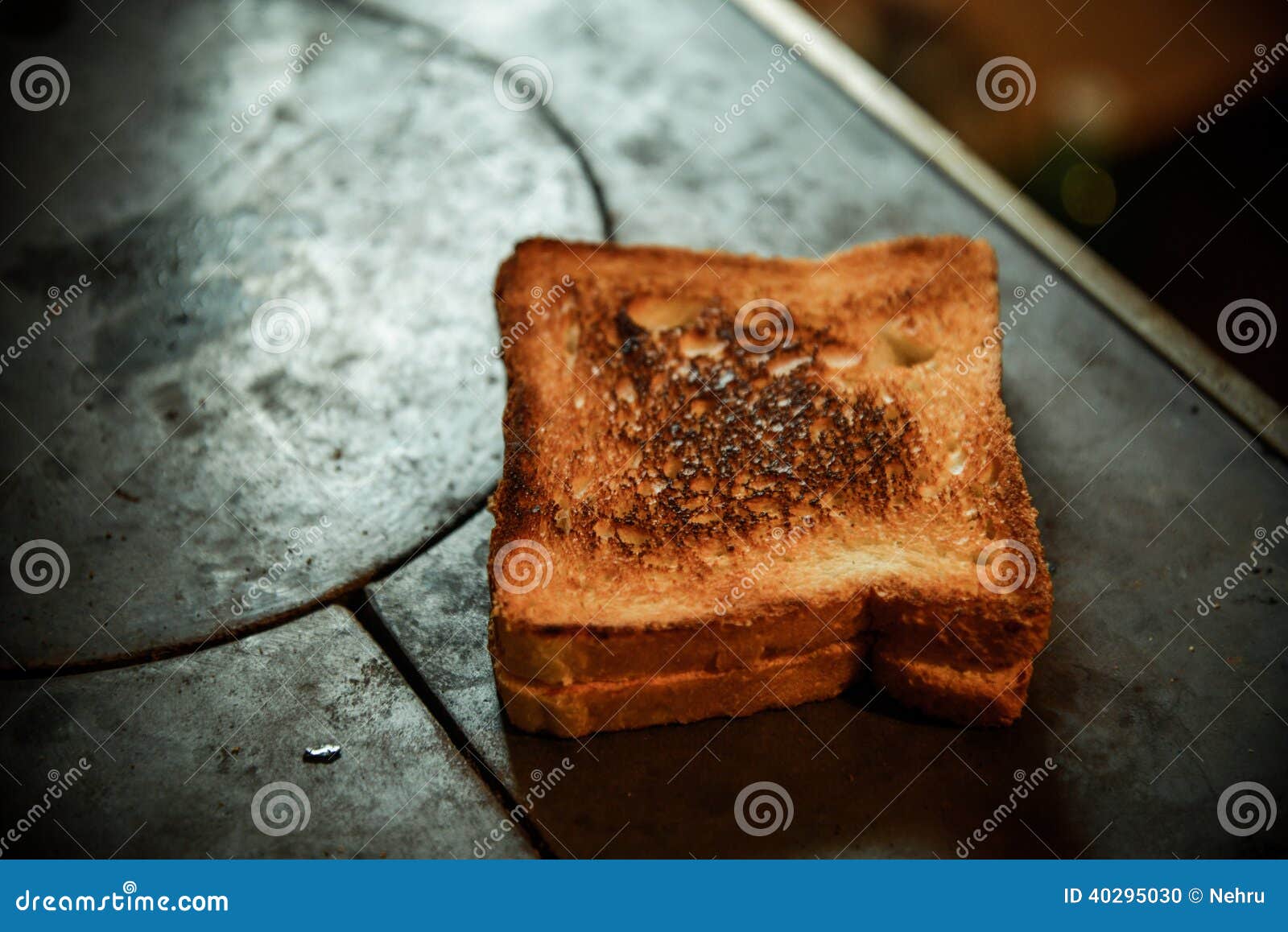 Close up of roasted bread stock photo. Image of owen - 40295030