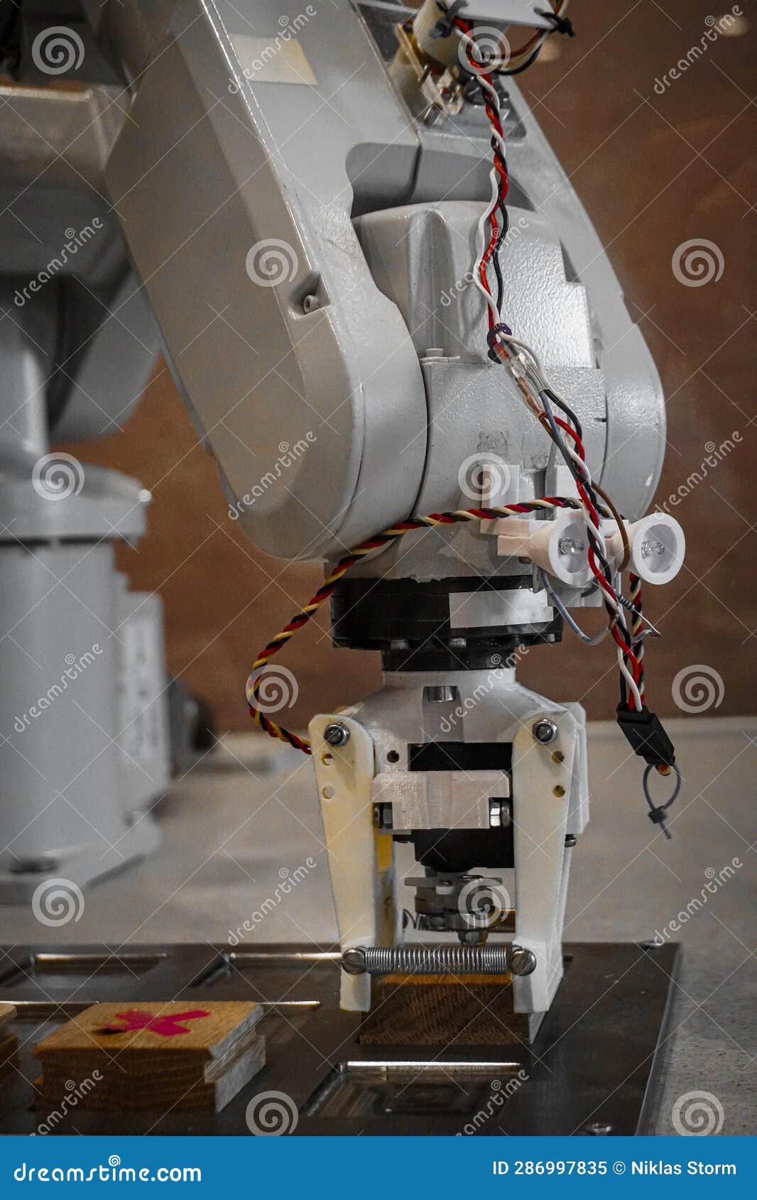 Close Up of a Robot Arm Playing Games Stock Image - Image of table ...