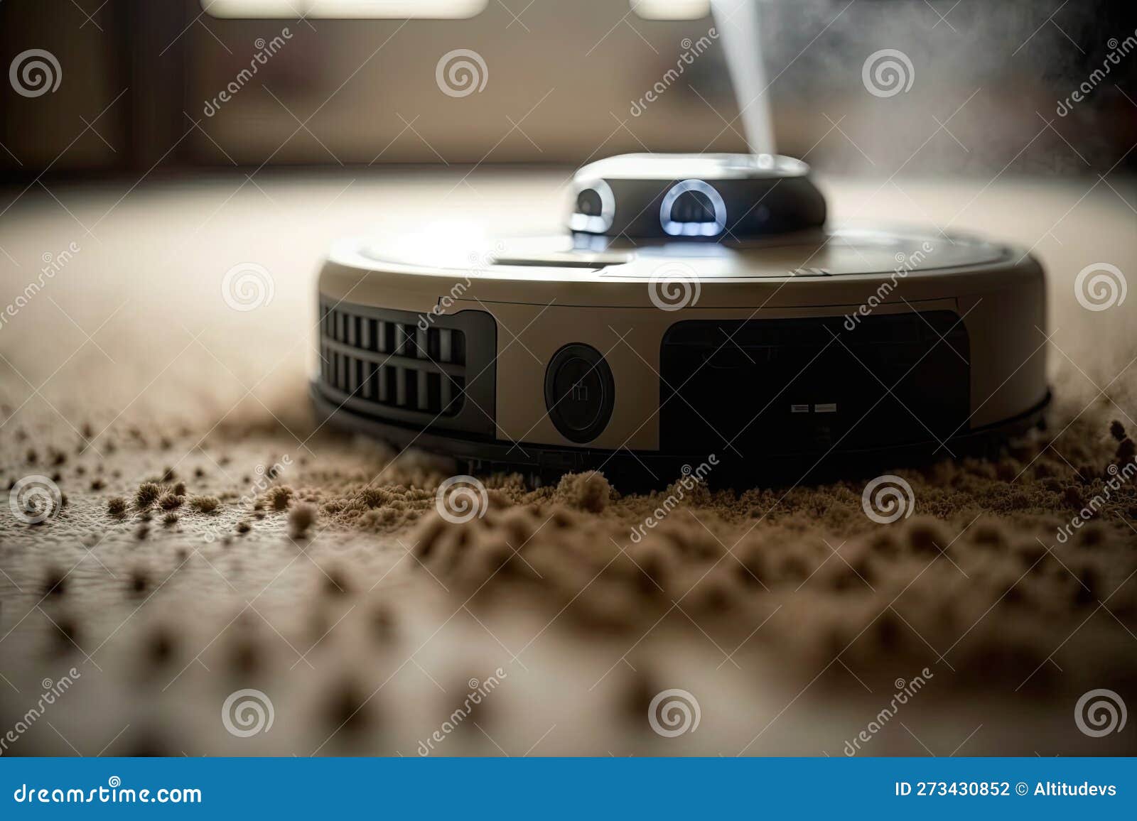 Close-up of Robot S Vacuum Nozzle, Cleaning the Floor with Precision ...