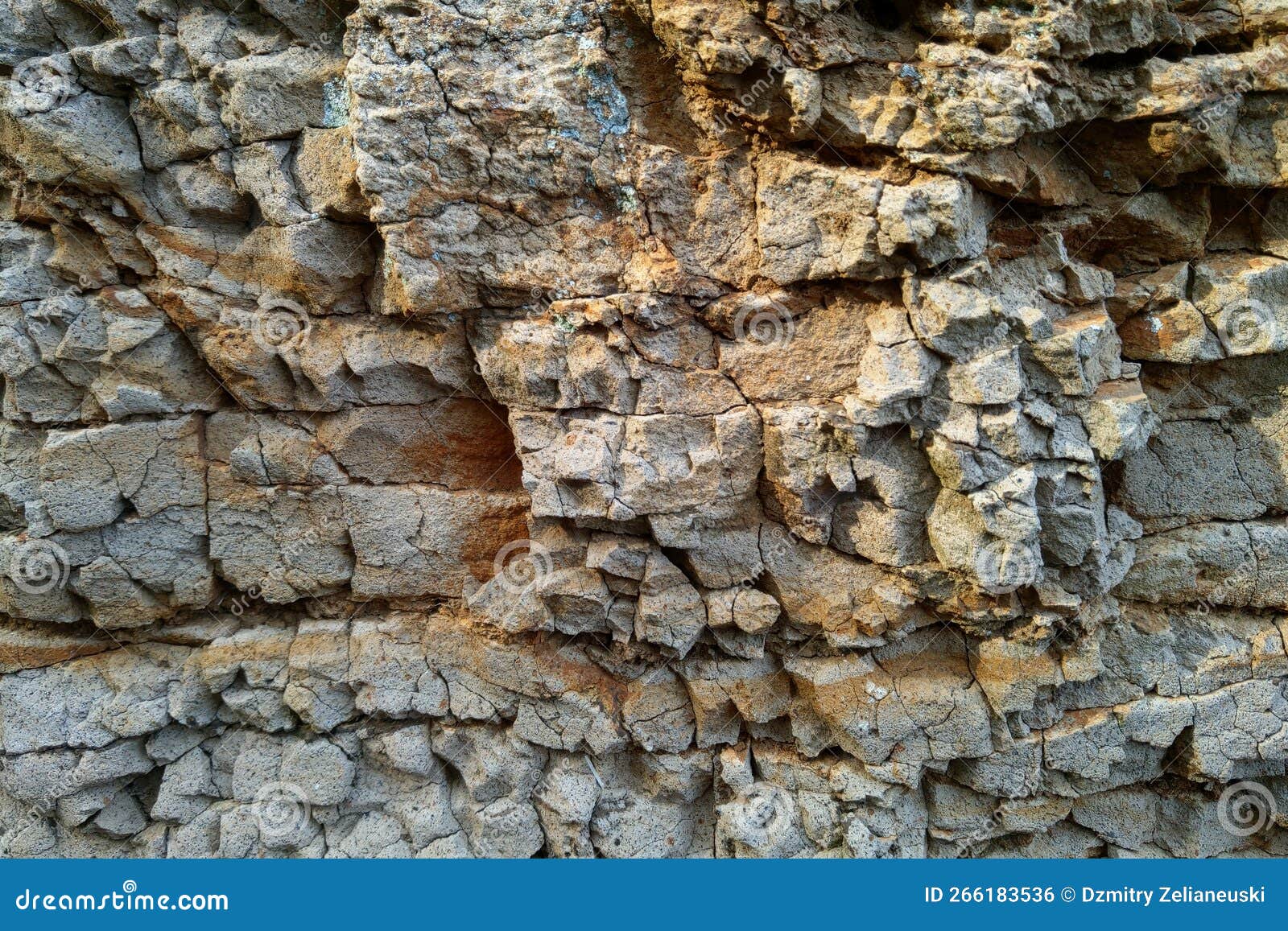 Close-up of the Rocky Texture of the Rock, Background. Stock Photo ...