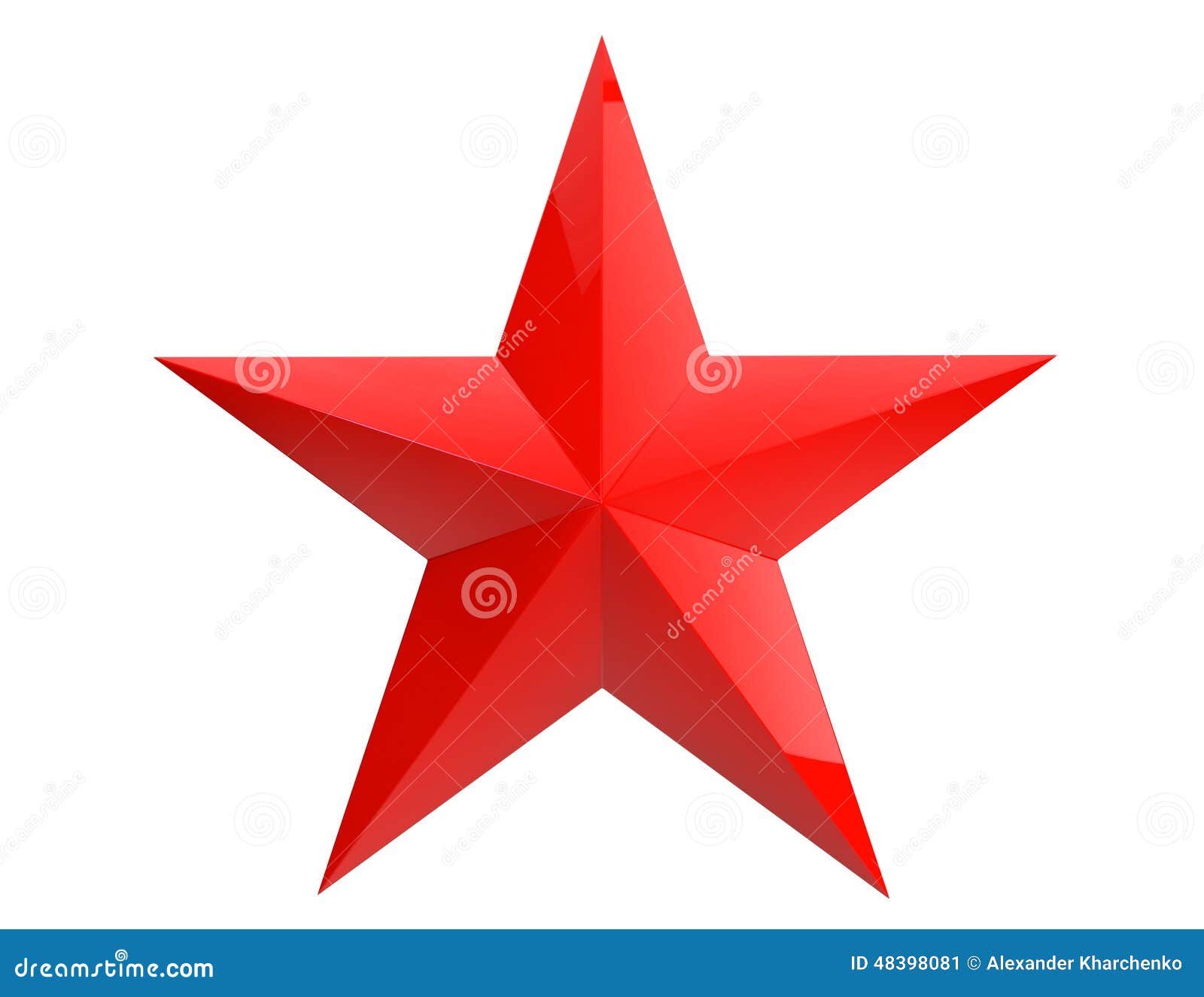 Close-up Rode Ster stock illustratie. Illustration of vijfhoekig - 48398081