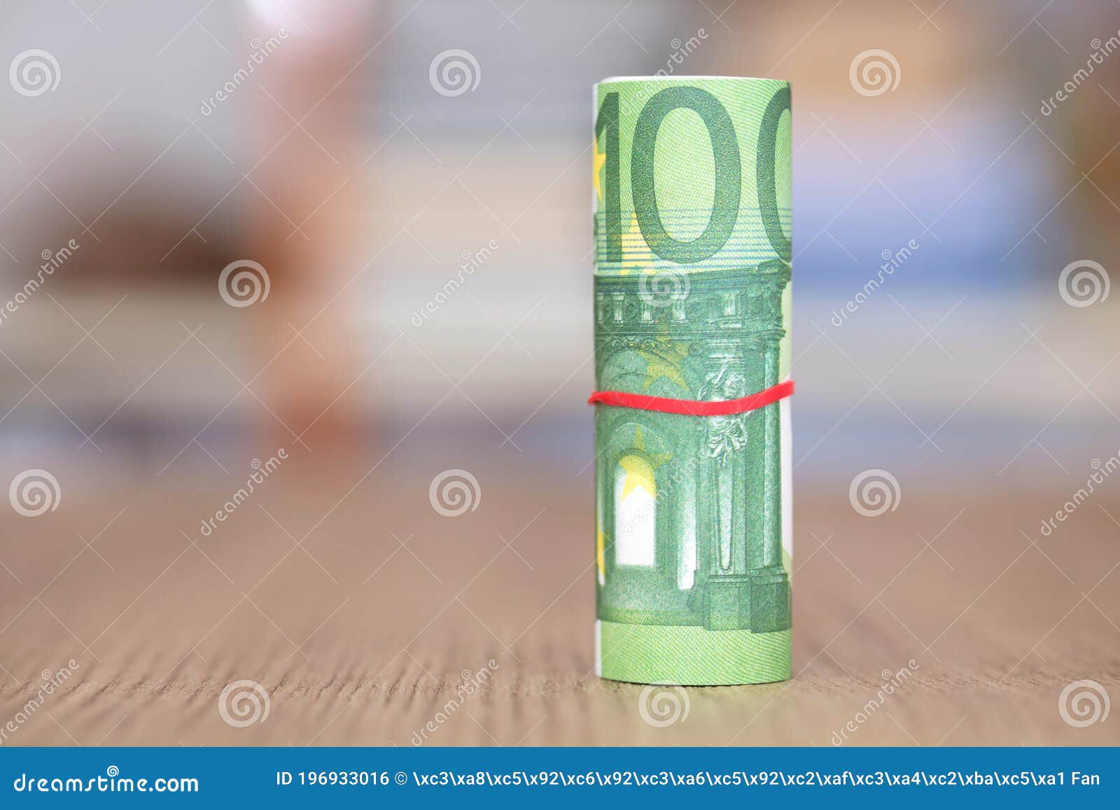 Close-up of a Roll of Euro Banknotes Stock Photo - Image of reel, still ...