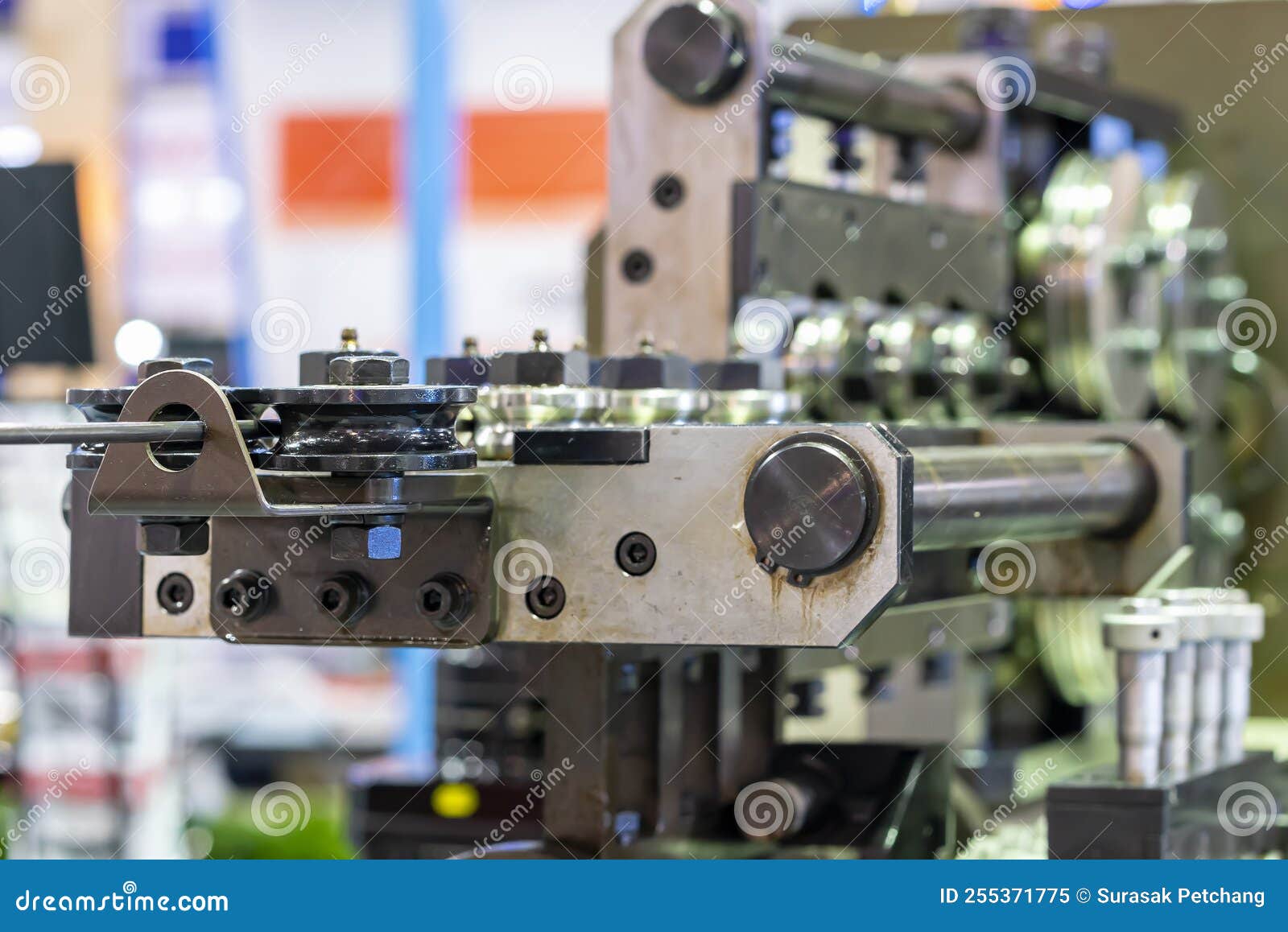 Close Up Roller or Wire Feeder Pulley Unit for Guide and Supply ...