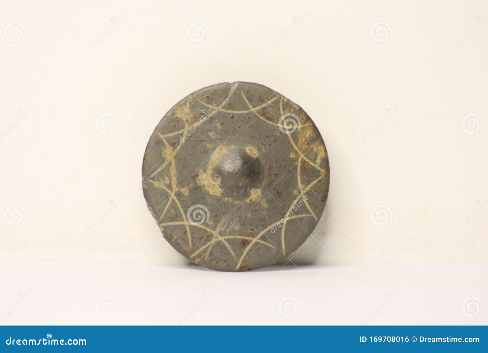 2000 year old Roman Button stock photo. Image of geology - 169708016