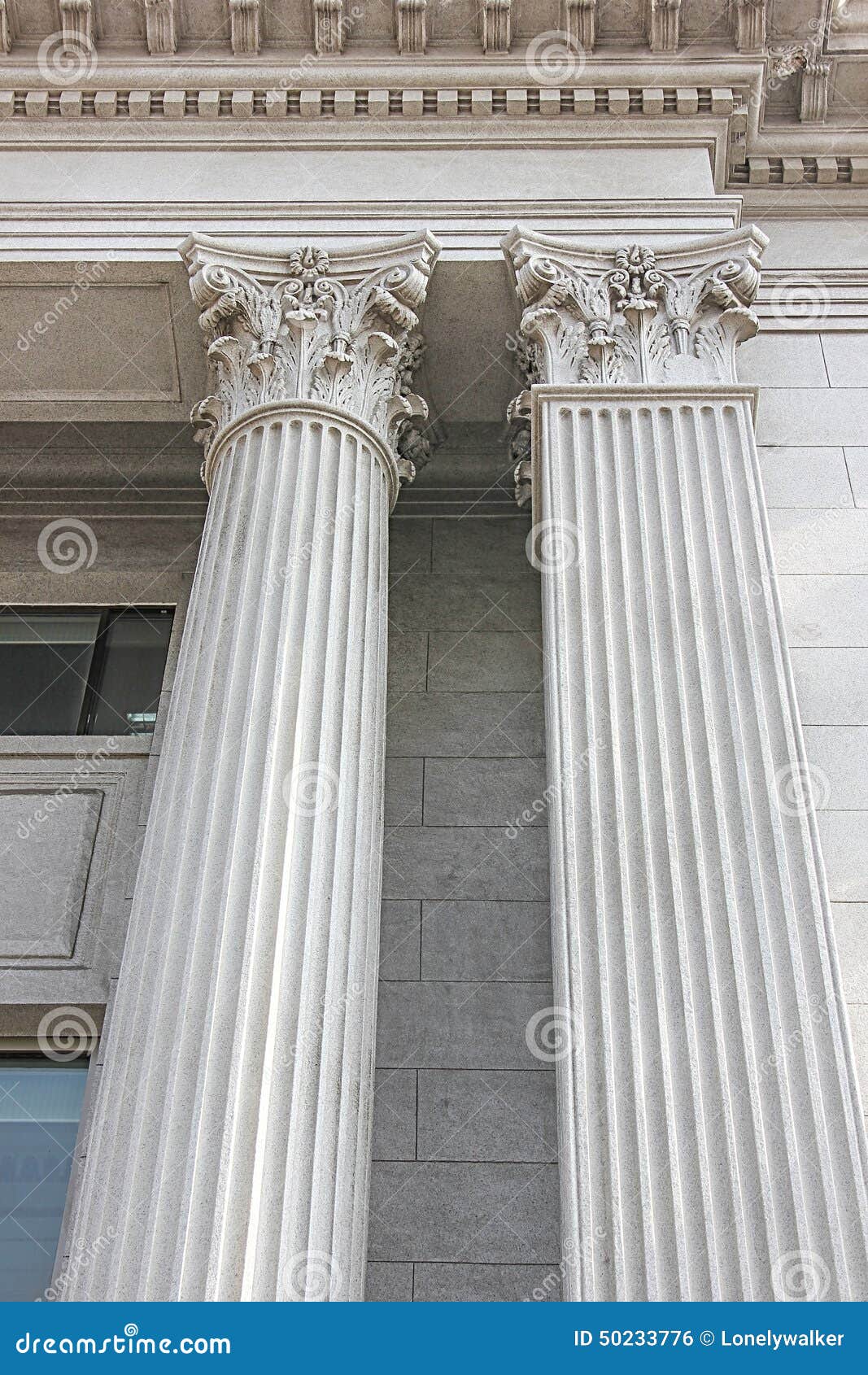 Close-up of Roman Style Columns Stock Photo - Image of culture, capital ...