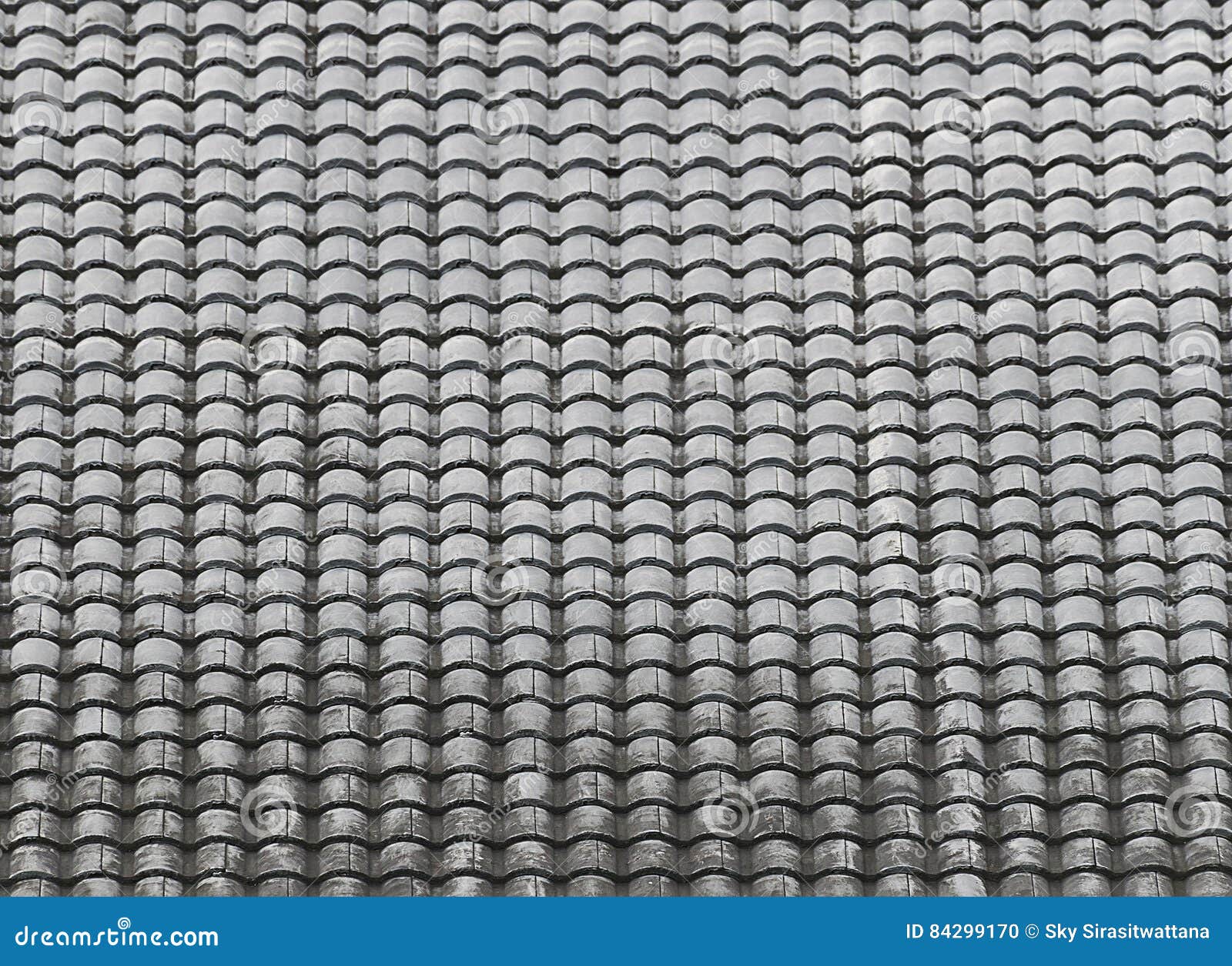 Close Up Roof Tiles Texture with Blue Sky. Stock Photo - Image of ...