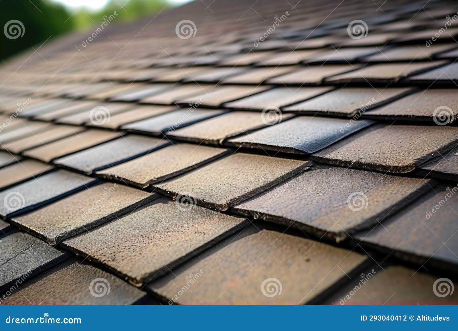 Close Up of Roofing Shingles in Good Condition Stock Photo - Image of ...