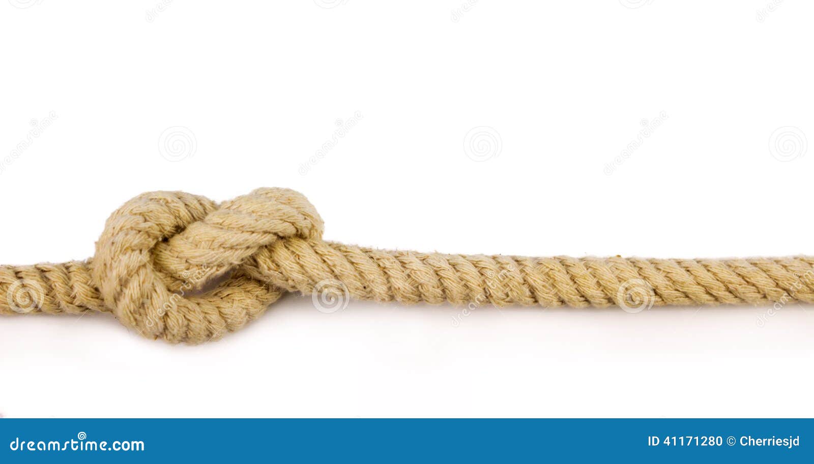 Close-up of rope with knot stock photo. Image of close - 41171280