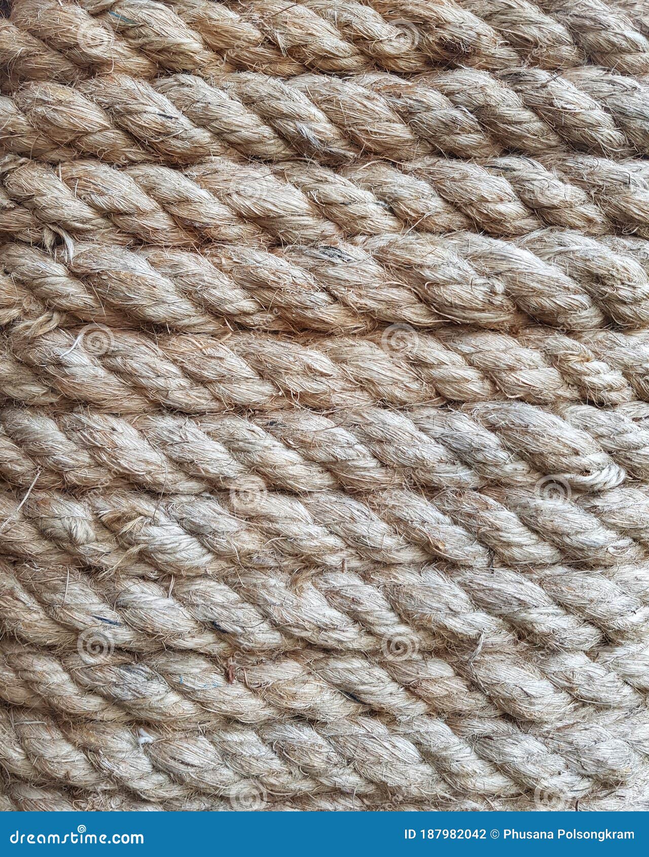 Close Up of Rope Wrapped Around Pole Stock Photo - Image of pole ...