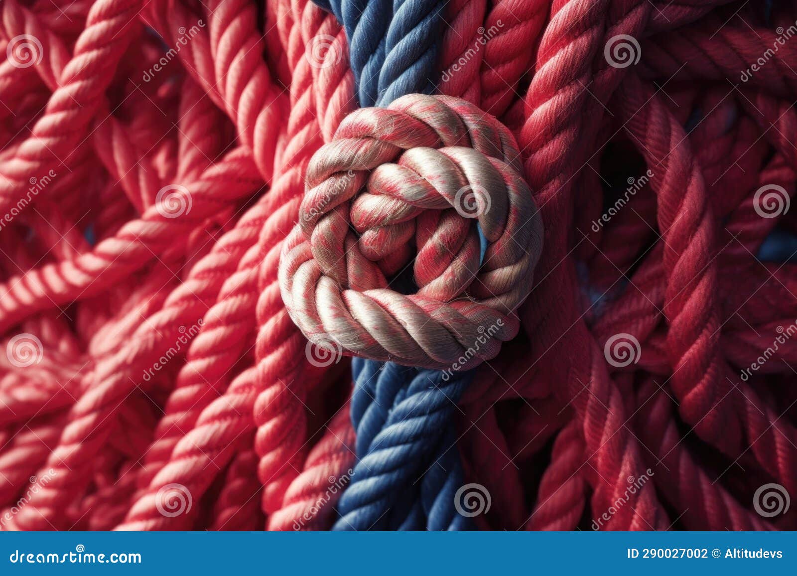 Close-up of Ropes and Knots on Deflated Balloon Stock Photo - Image of ...