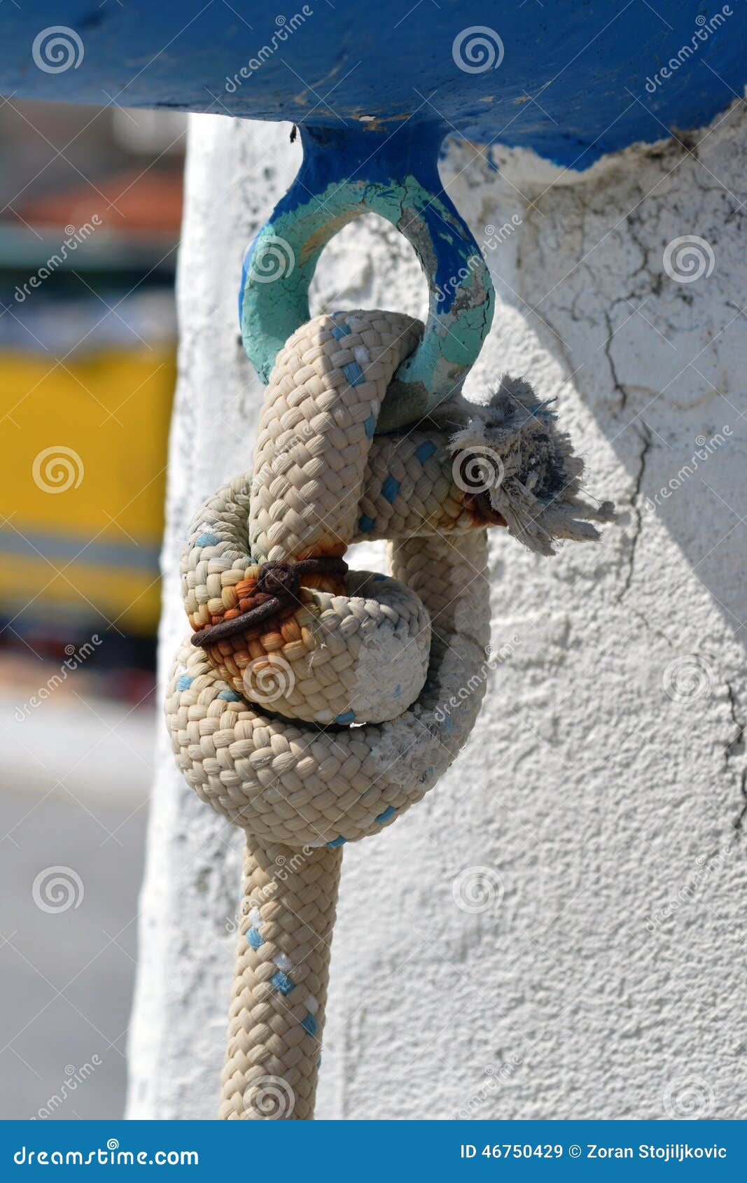 Close up ropes stock image. Image of obsolete, rope, yacht - 46750429