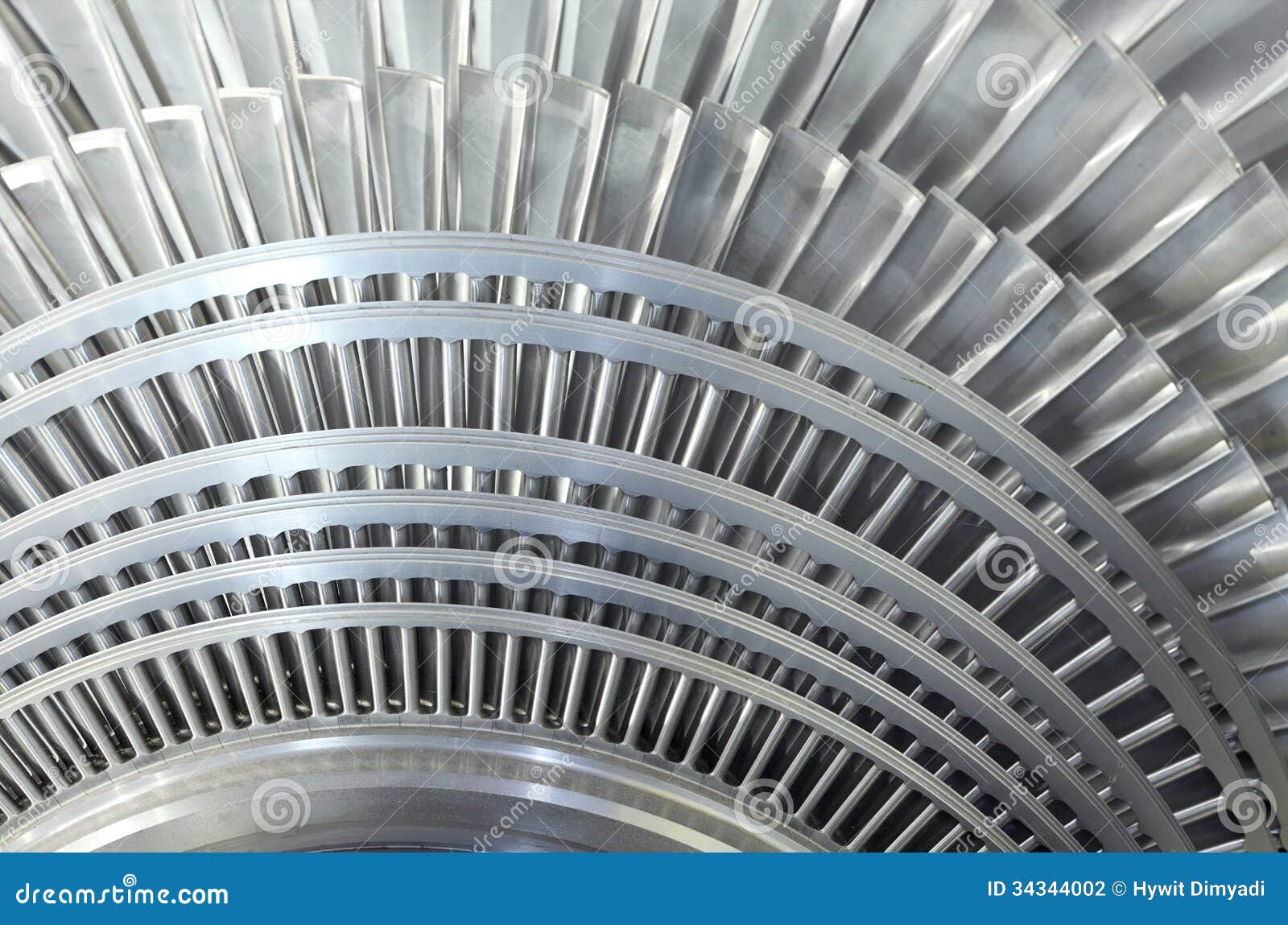 Close Up Rotor of a Steam Turbine Stock Photo - Image of engineering ...