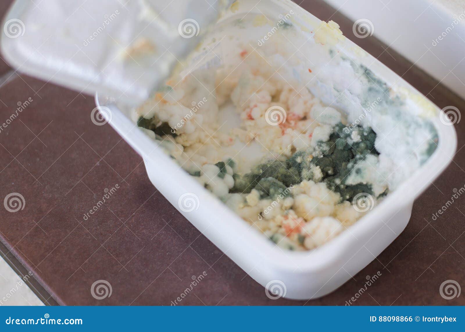 Close Up on Rotten Butter or Cottage Cheese Stock Photo - Image of ...