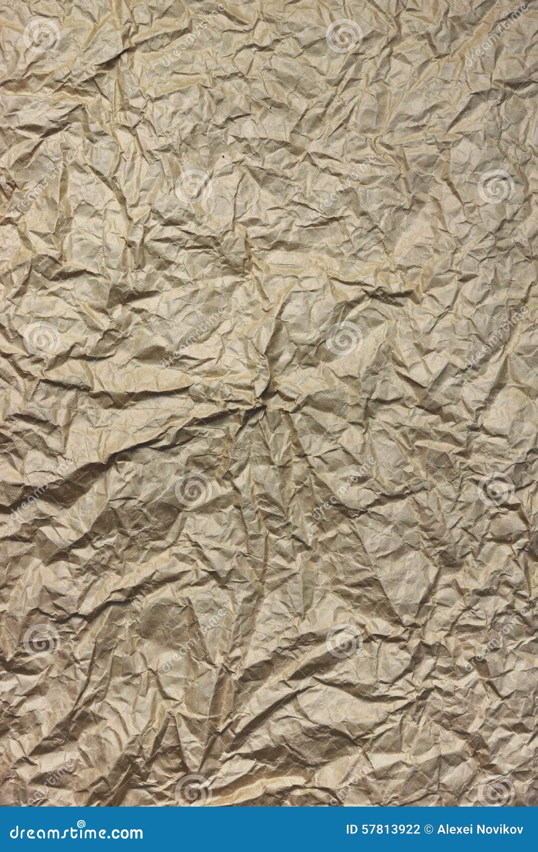 Close-up of Rough Brown Wrinkled Packaging Paper Square Texture Stock ...