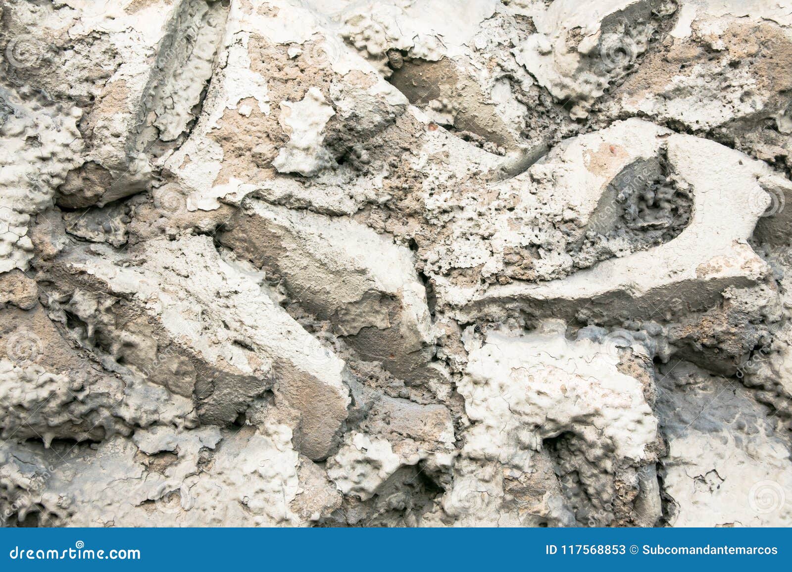 Close Up of a Rough Textured Plaster Wall Coating, Imitation of Stone ...