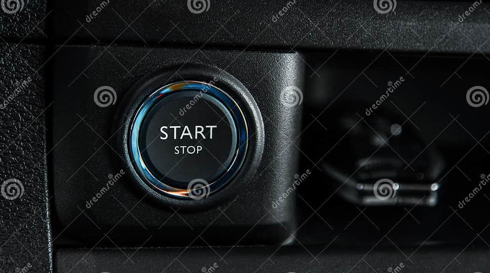Car engine start button stock image. Image of start - 199705225