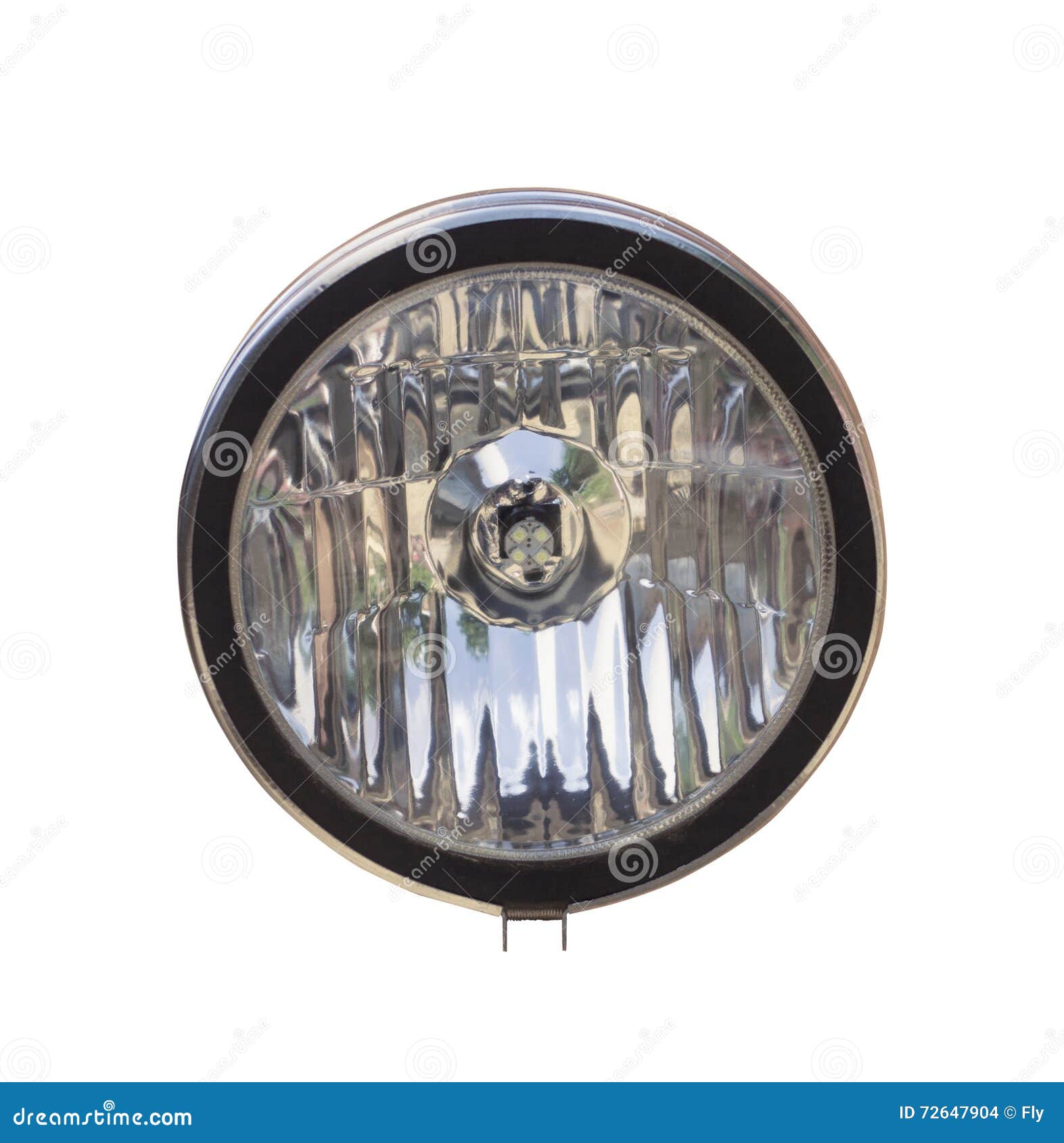 Close Up of a Round Led Reflector Stock Photo - Image of shape ...