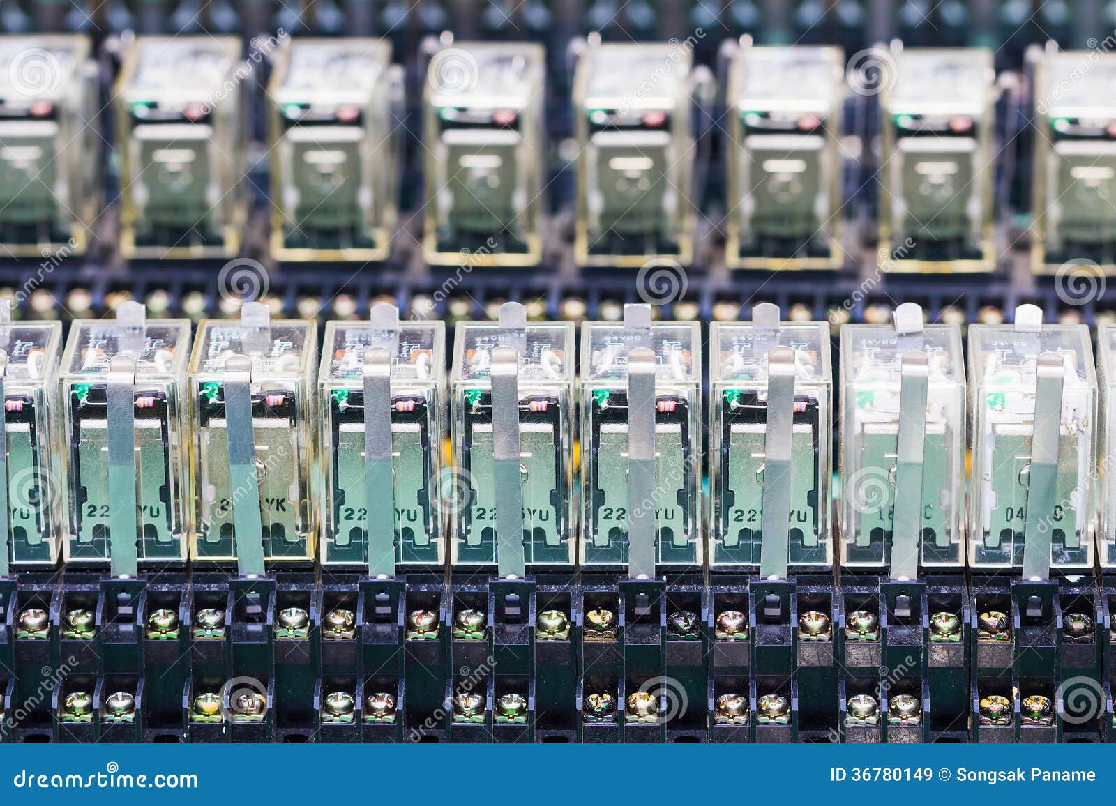 Old Relay Actuators Royalty-Free Stock Image | CartoonDealer.com #67974382