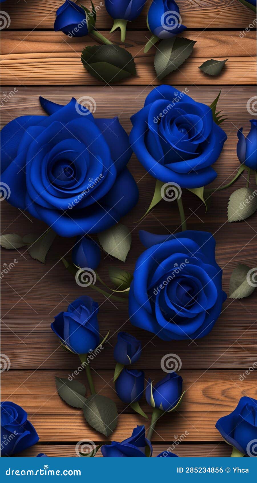 Close-up of Royal Blue Roses on a Wooden Table Stock Illustration ... Close-up of Royal Blue Roses on a Wooden Table Stock Illustration ...