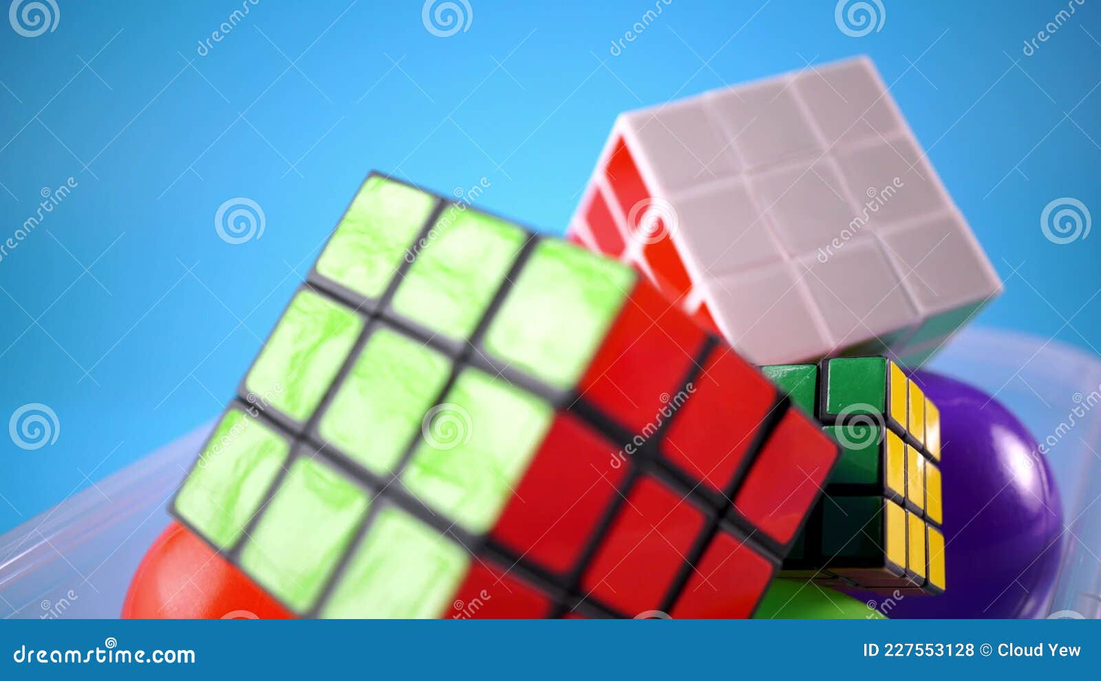 Close Up Rubik`s Cube Rotate Stock Footage - Video of puzzle, smart ...