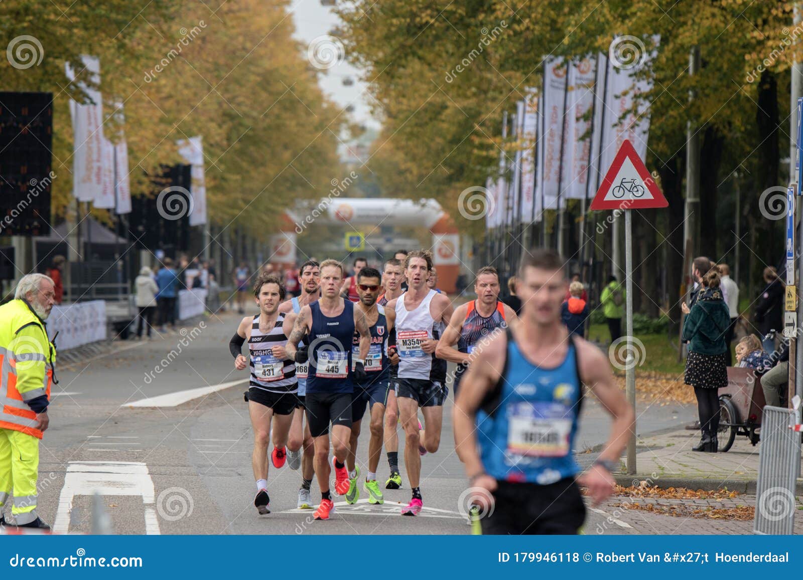 Close Up of Runners at the Amsterdam Marathon the Netherlands 2019 ...