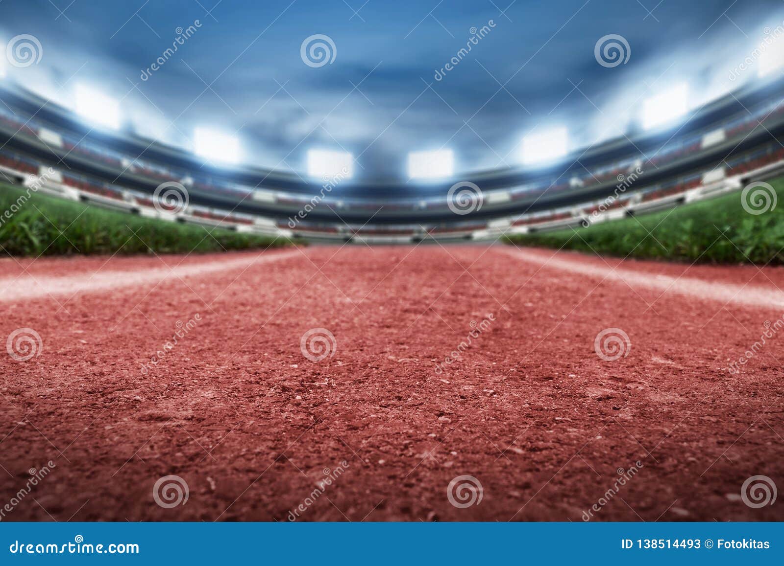 Close Up Running Track Background Stock Image - Image of finish, color ...