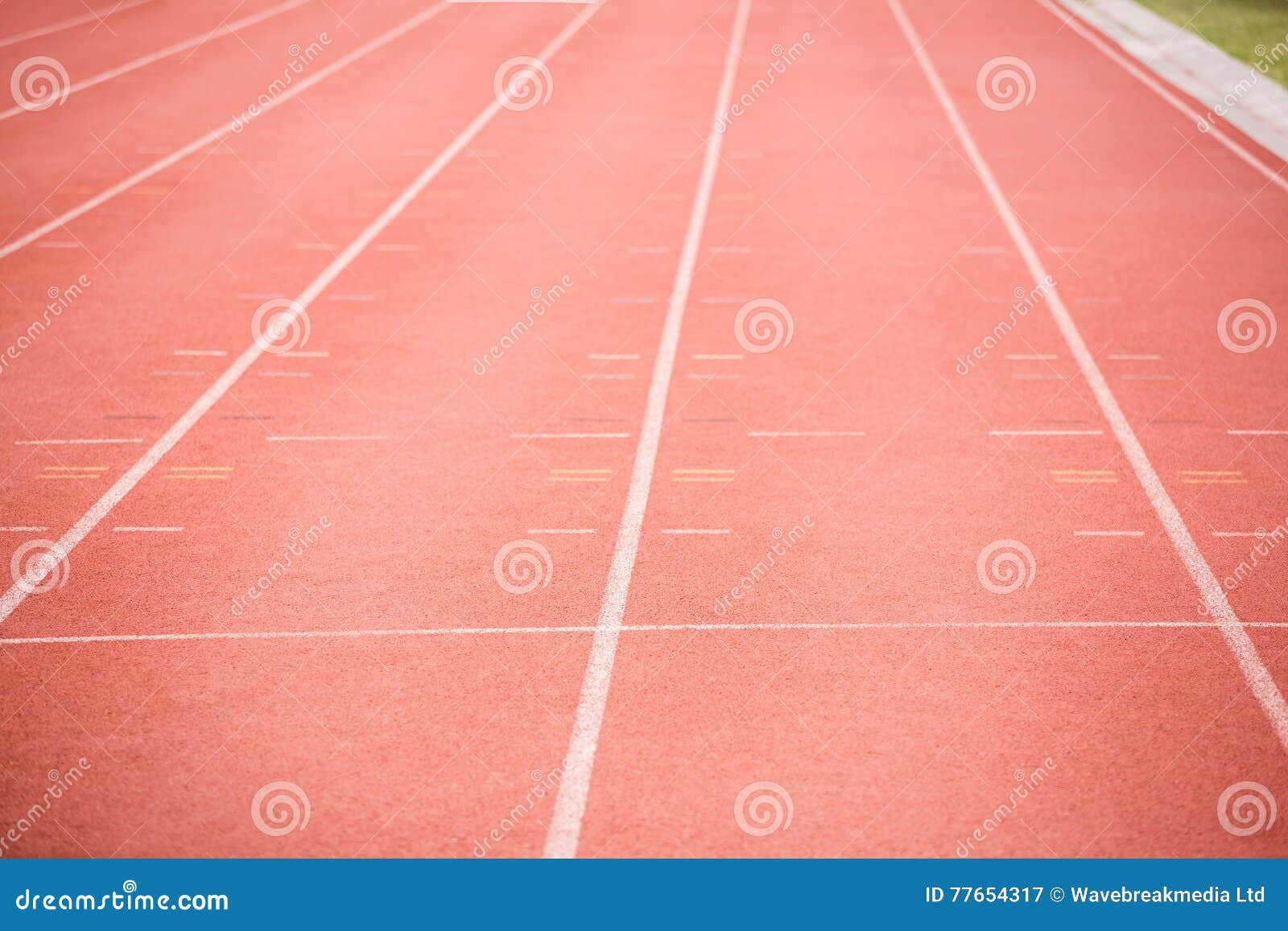 Close-up of running track stock image. Image of surface - 77654317