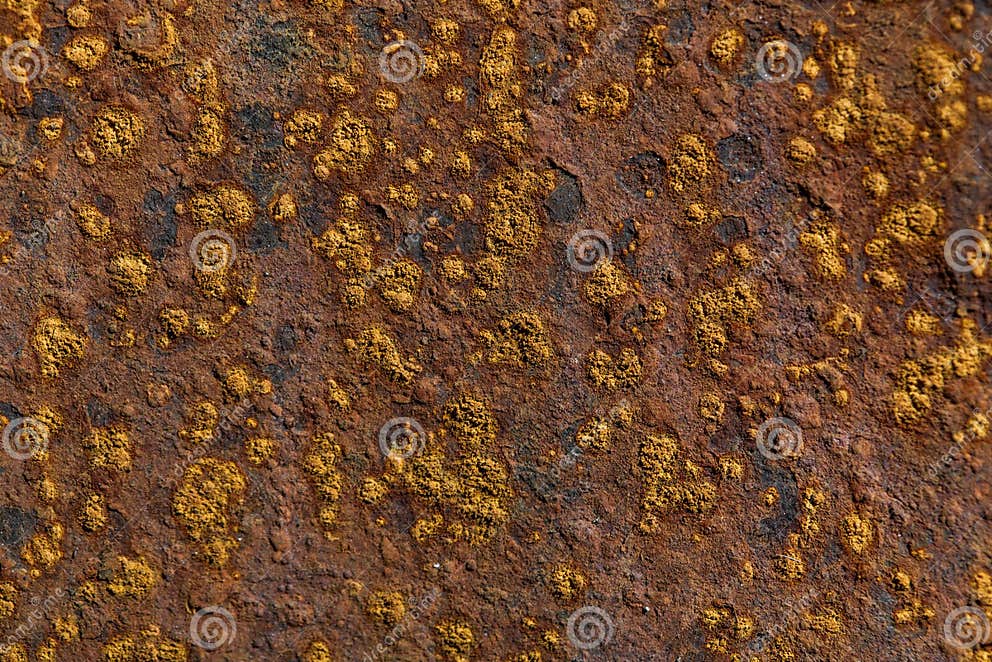 Close-up of Rust on a Metal Surface. Stock Image - Image of damaged ...