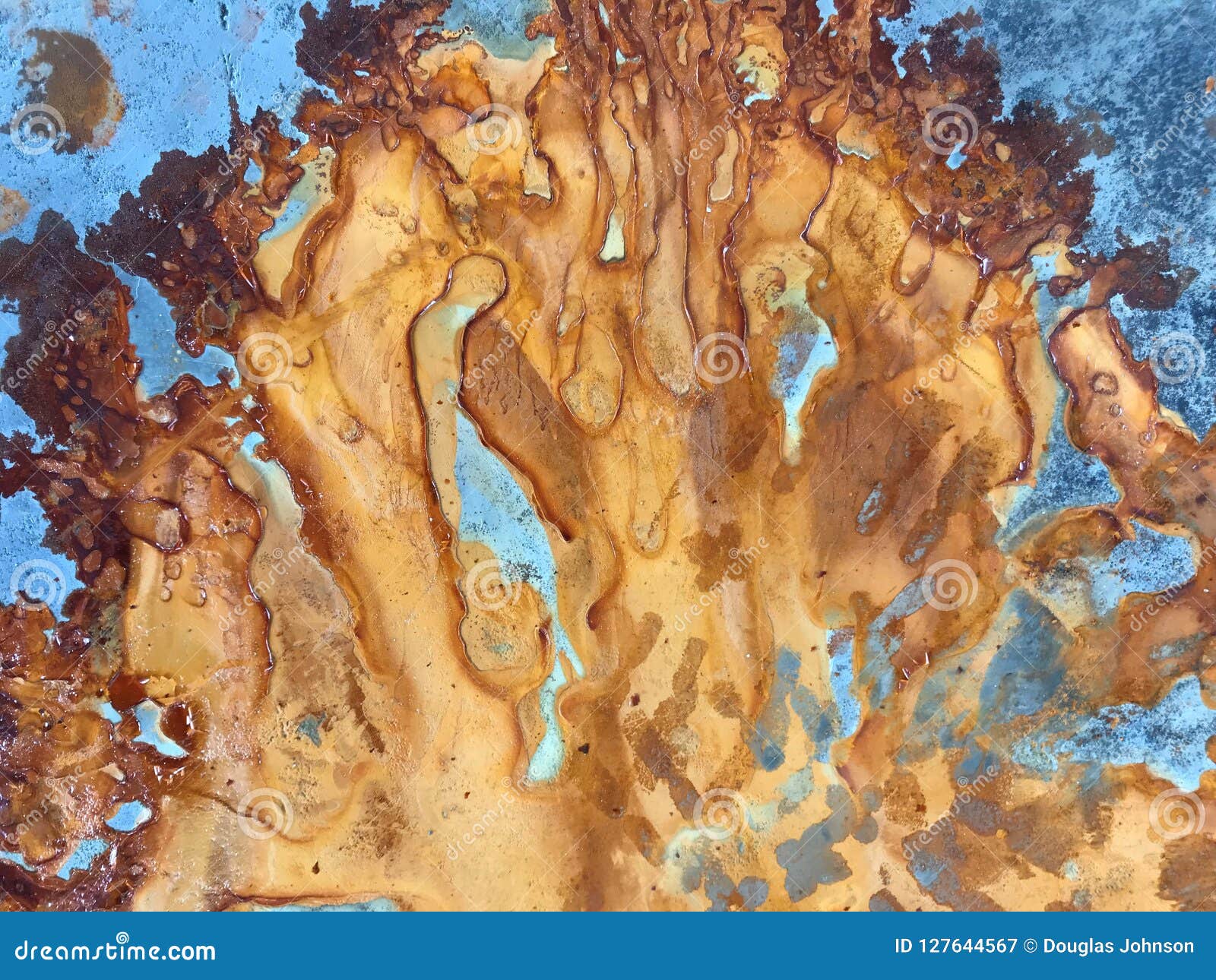 Abstract Rust on Metal Design Stock Image - Image of surface, metal ...