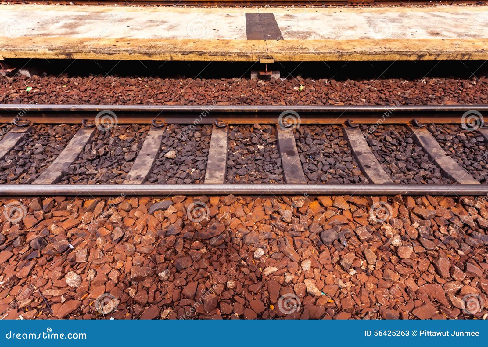 Close Up the Rusted Train Tracks Stock Image - Image of road, railroad ...