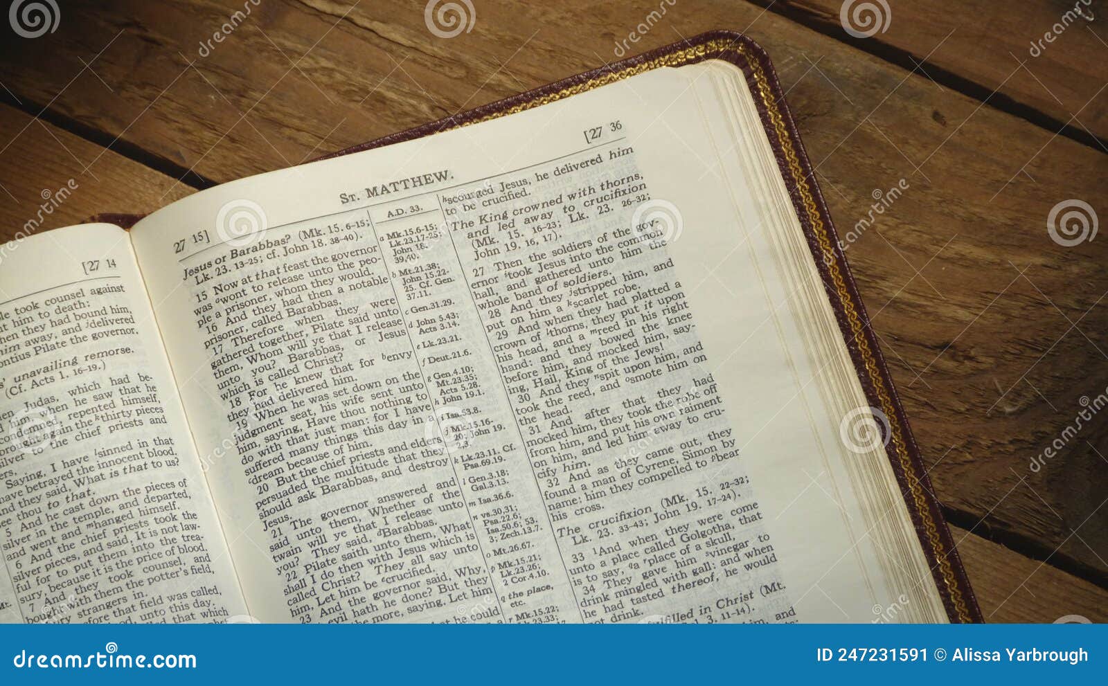 Rustic Bible on a Wooden Background Stock Image - Image of religion ...