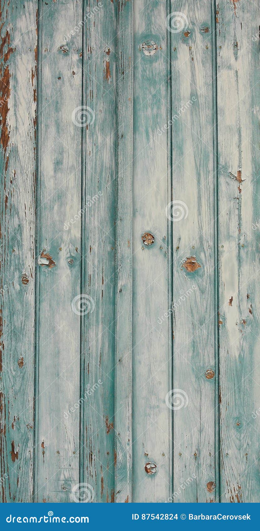 Close Up of Rustic Painted Wooden Blue Turquoise Shutter Background ...