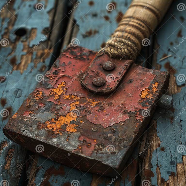 Close-Up of Rustic Tools, Worn and Rustic Details of Tools. Stock ...