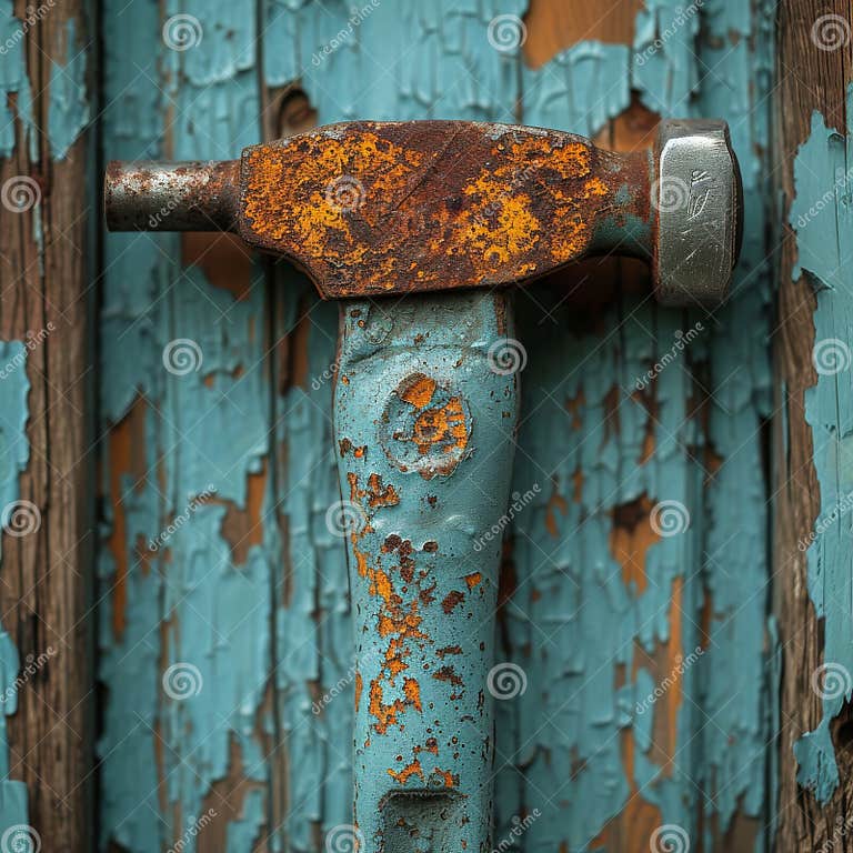 Close-Up of Rustic Tools, Worn and Rustic Details of Tools. Stock ...