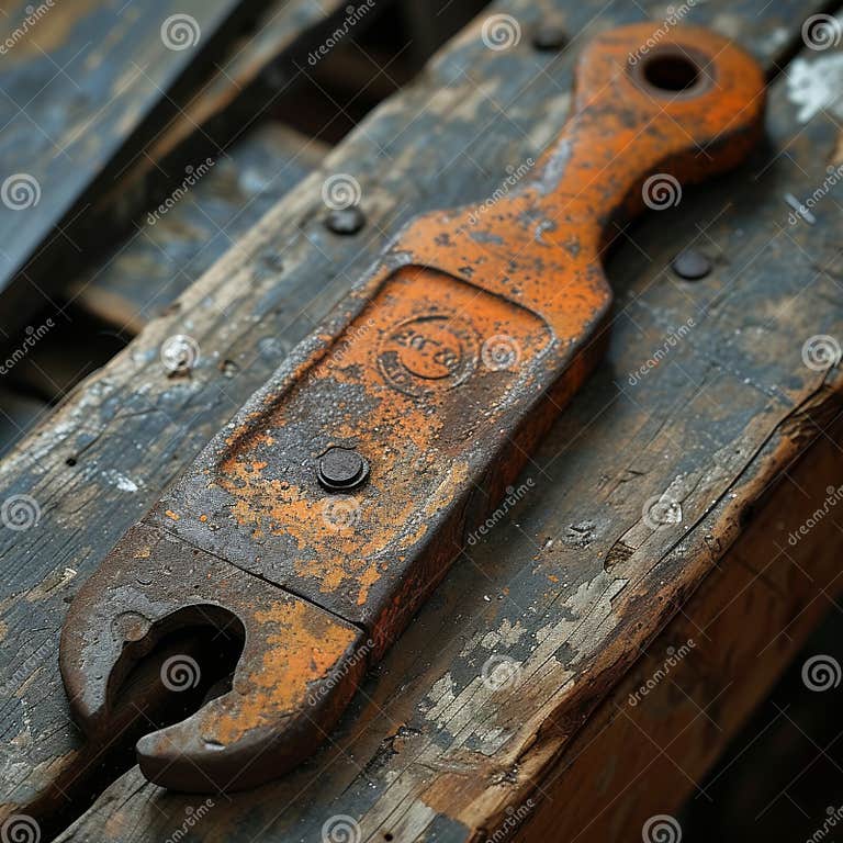 Close-Up of Rustic Tools, Worn and Rustic Details of Tools. Stock ...