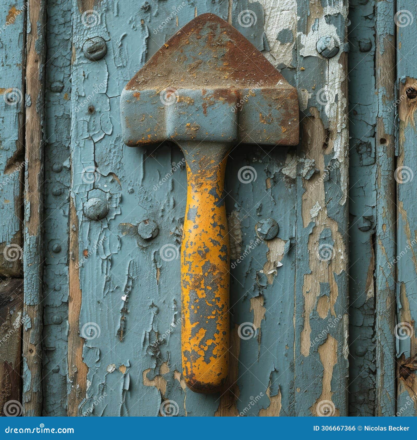 Close-Up of Rustic Tools, Worn and Rustic Details of Tools. Stock ...