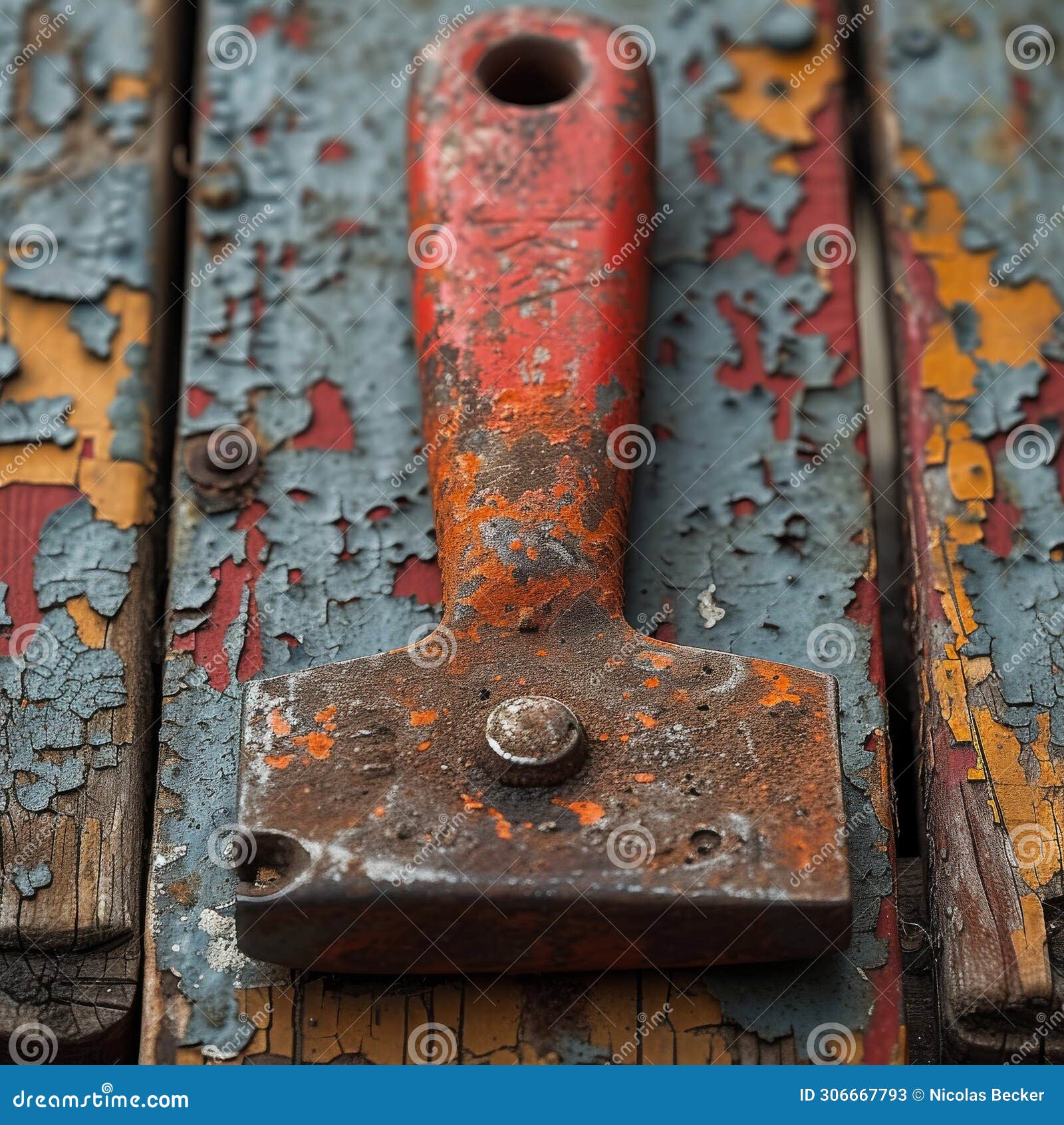 Close-Up of Rustic Tools, Worn and Rustic Details of Tools. Stock ...