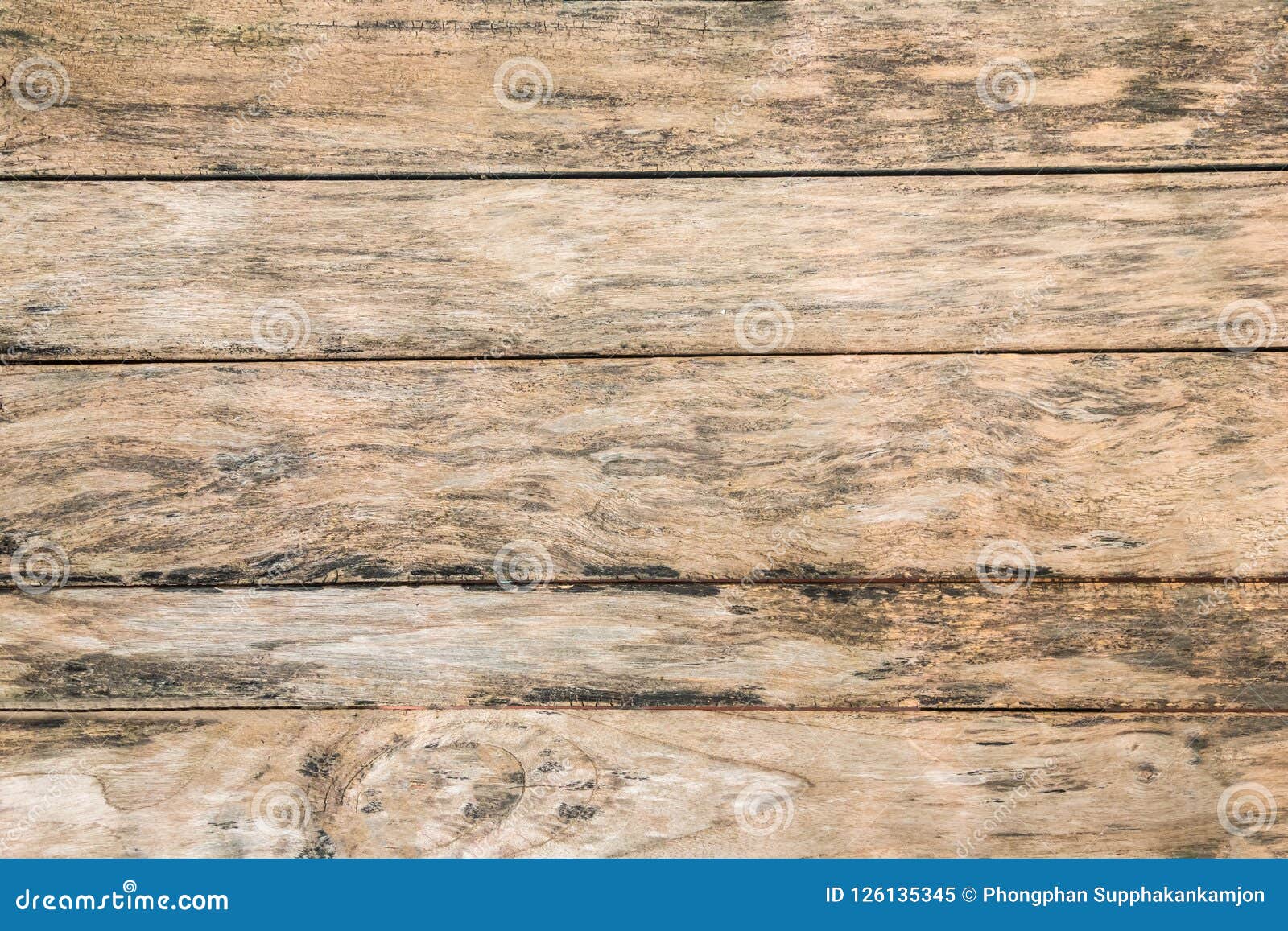Close Up Rustic Wood Table with Grain Texture in Vintage Style. Stock ...