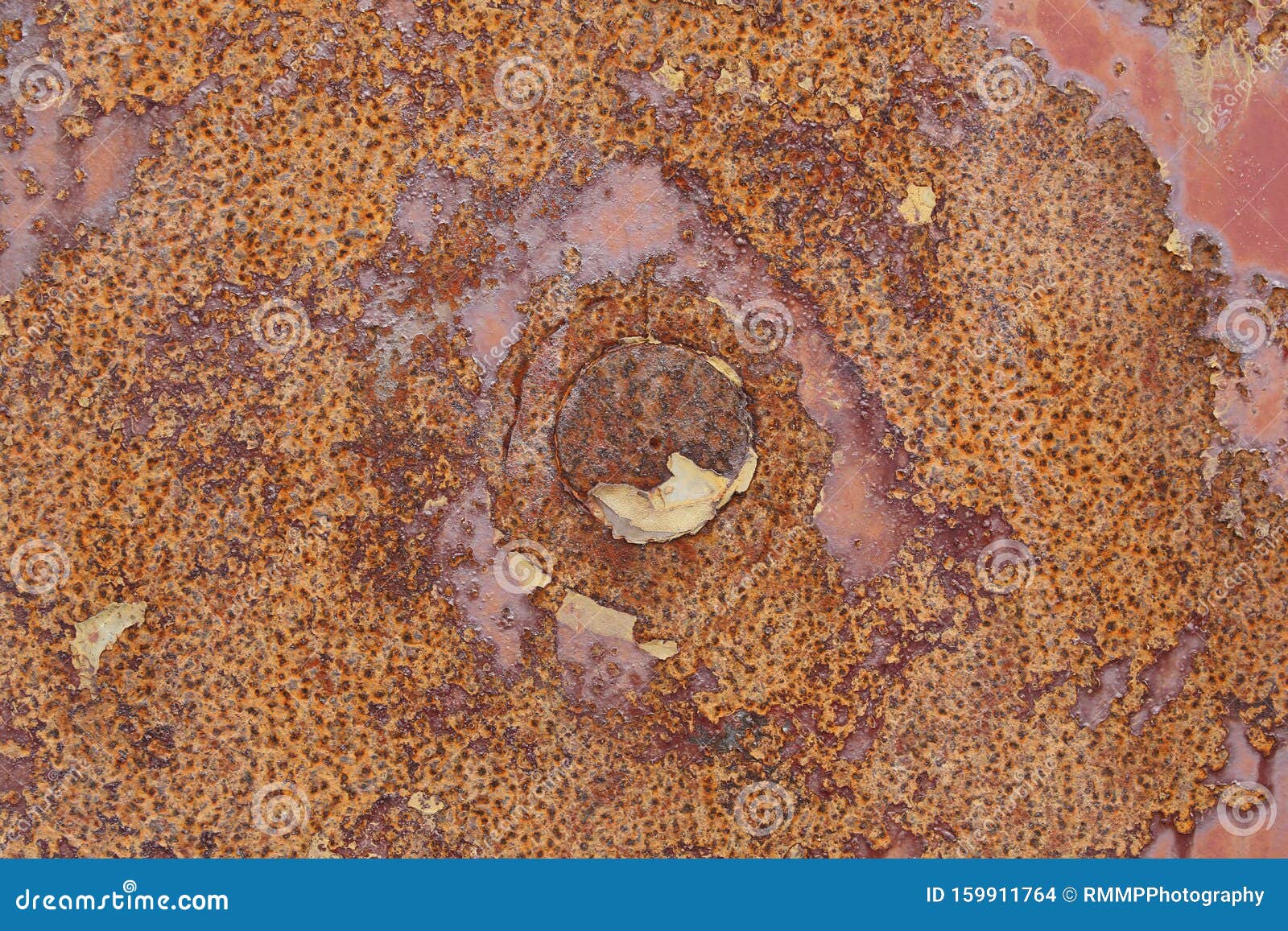 A Close-up of Rusting Metal Stock Photo - Image of rotten, brown: 159911764