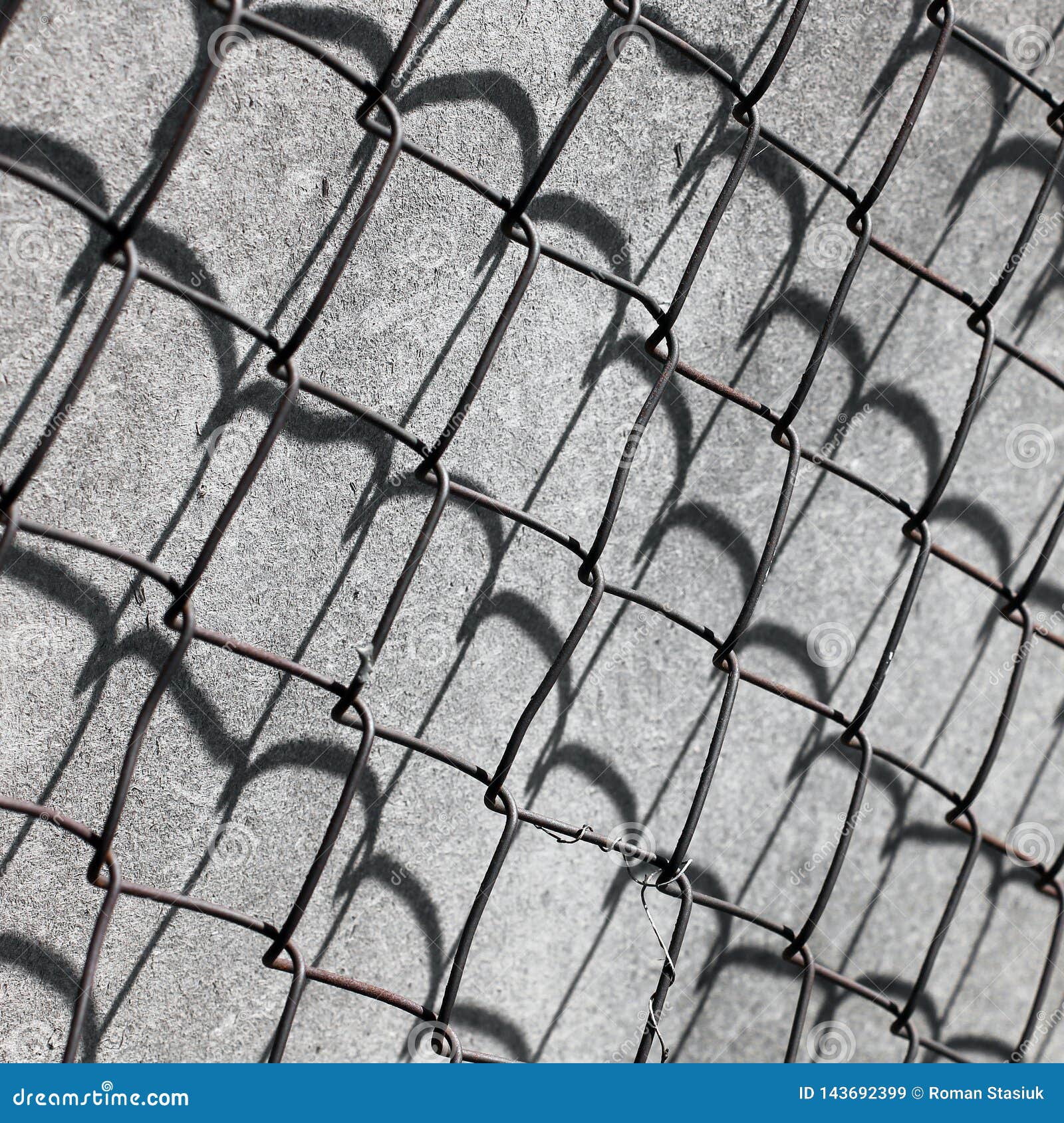 Close-Up of Rusty Barbed Wire. Grid Stock Image - Image of abstract ...