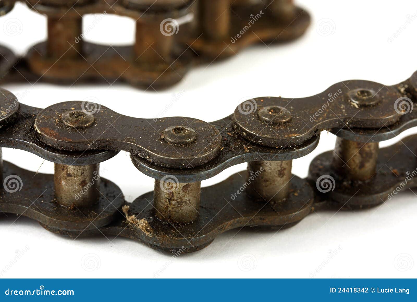 Close Up of a Rusty Bike Chain Stock Photo - Image of dirty, chain ...